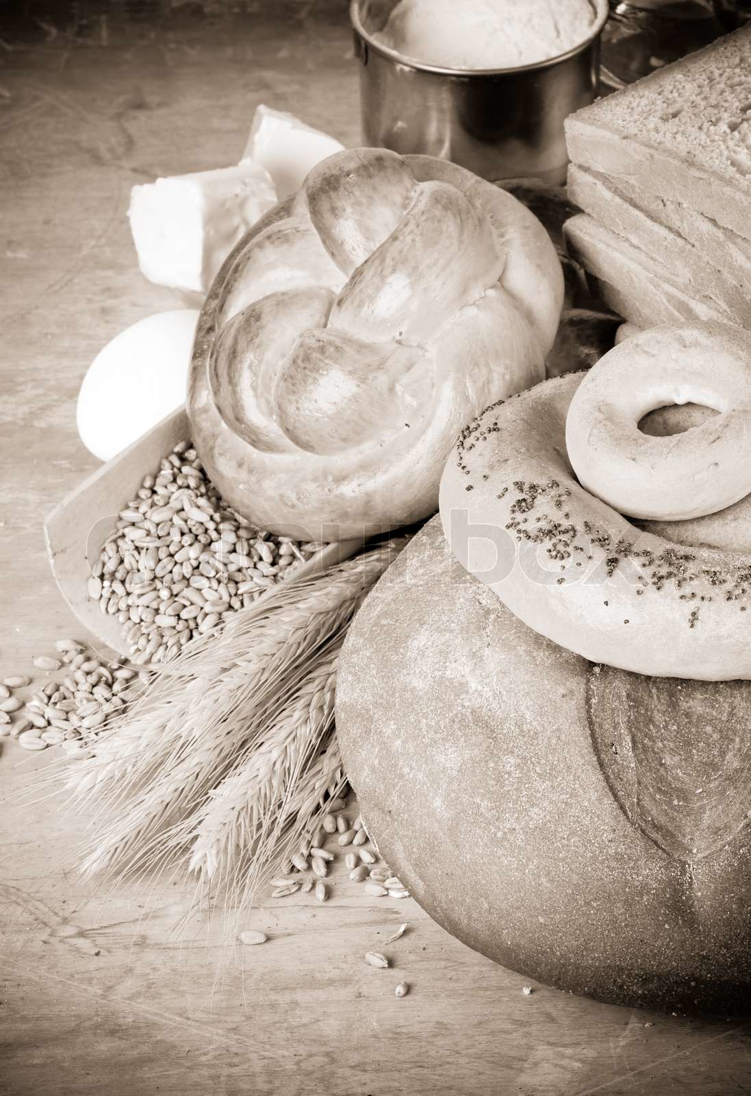 bread and grain | Stock image | Colourbox