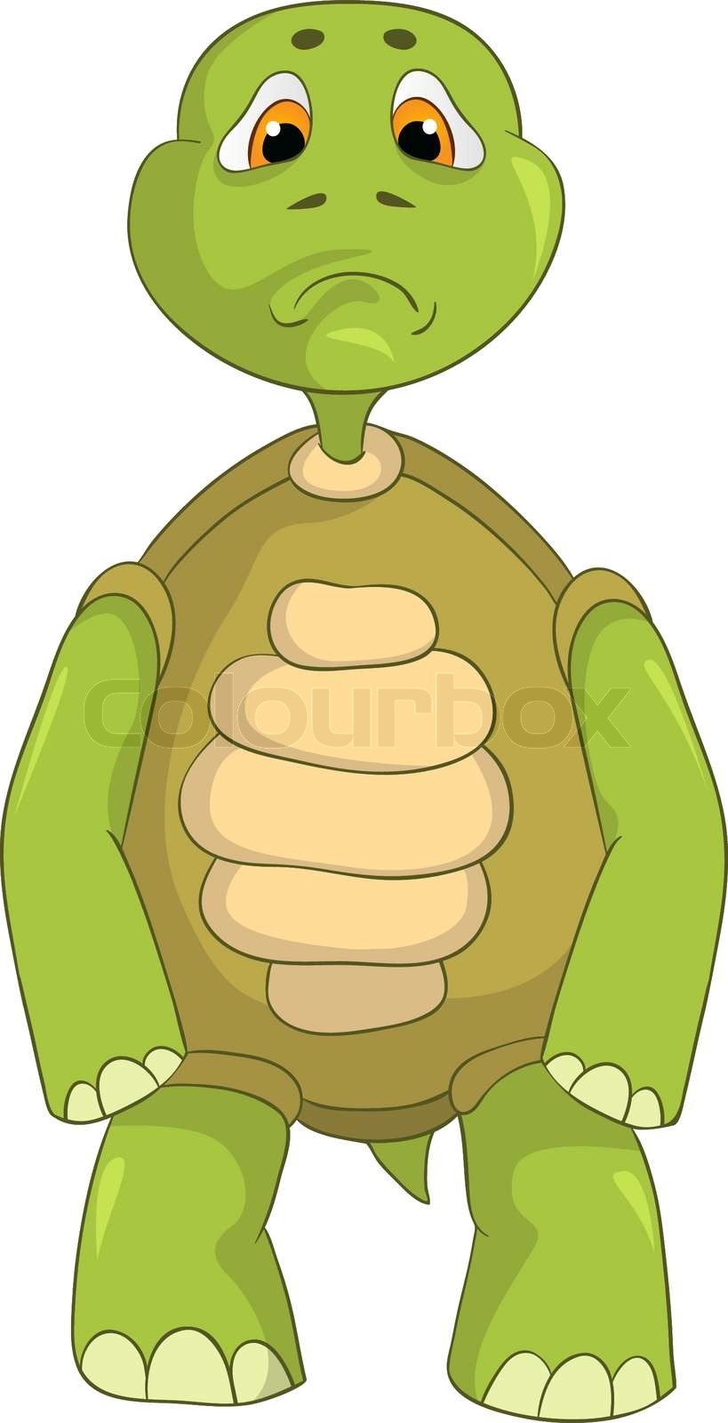 Sad Turtle | Stock vector | Colourbox