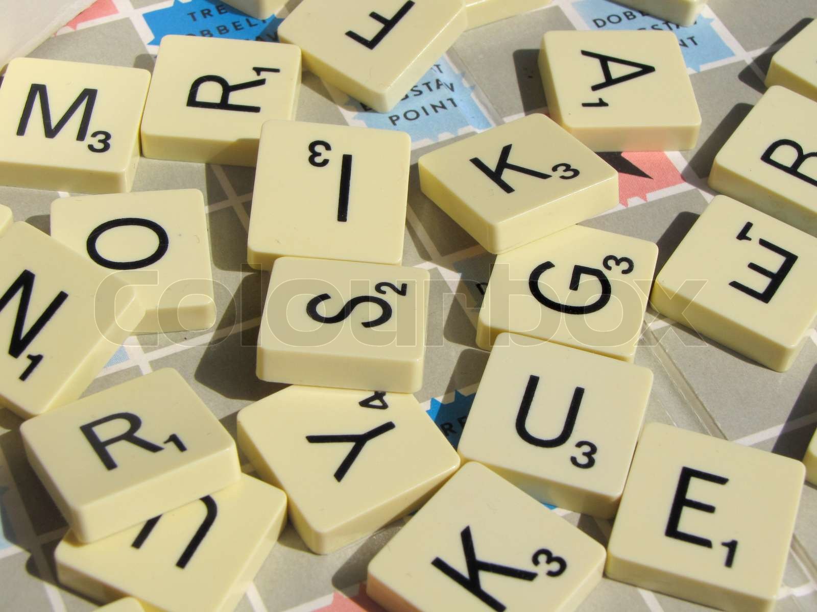 Random letters | Stock image | Colourbox