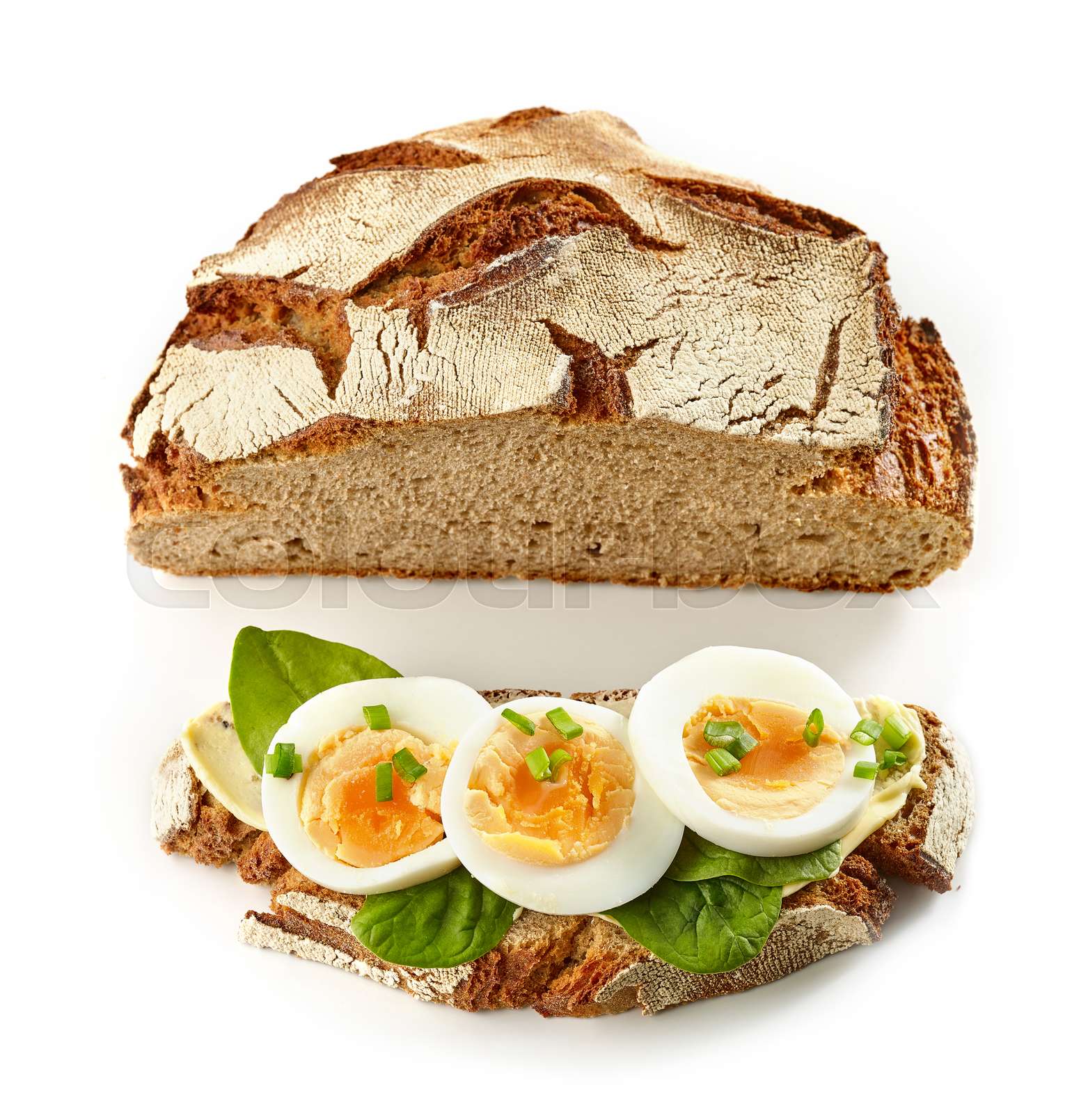 slice of bread | Stock image | Colourbox