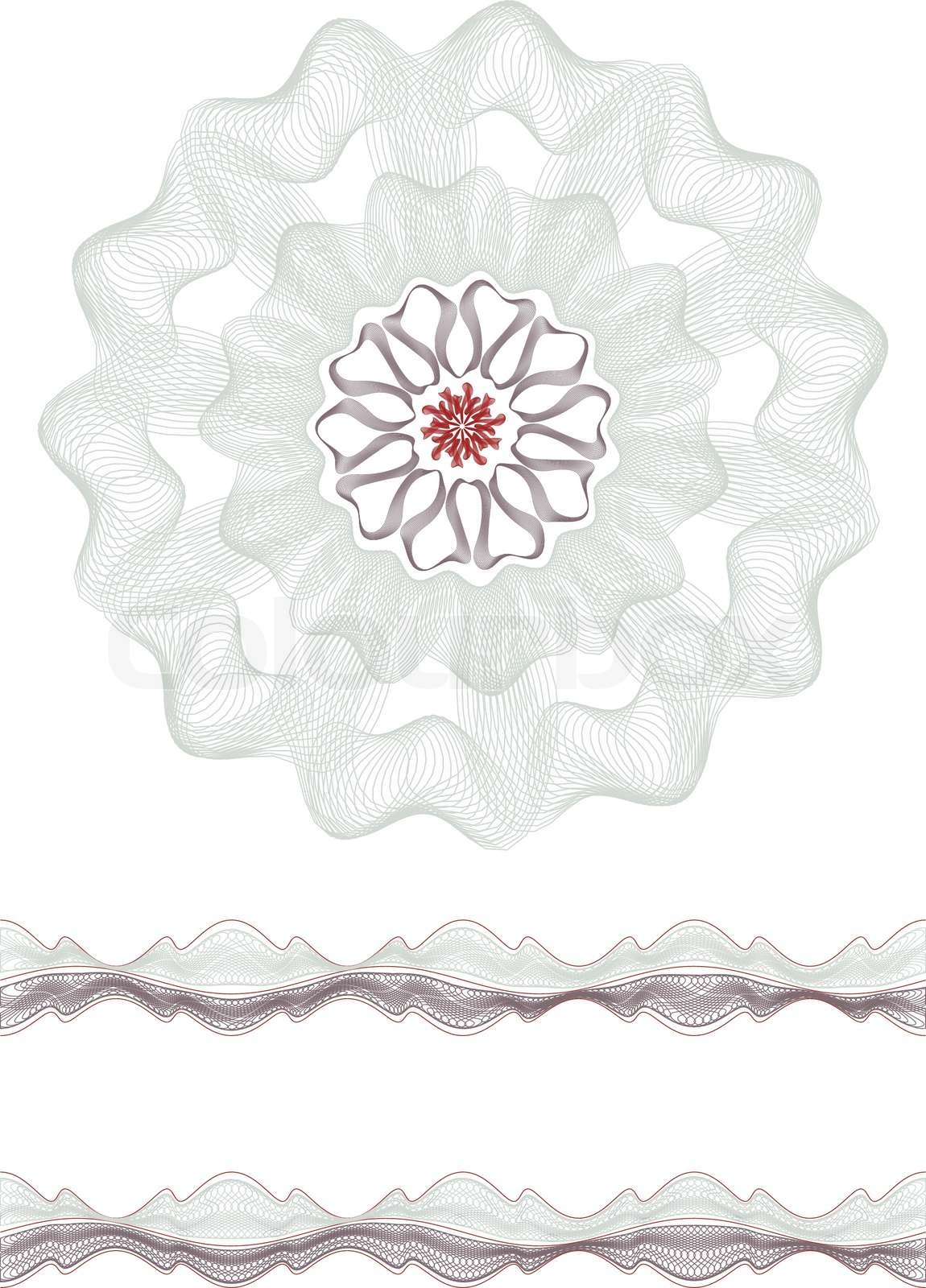 Rosette, border | Stock vector | Colourbox