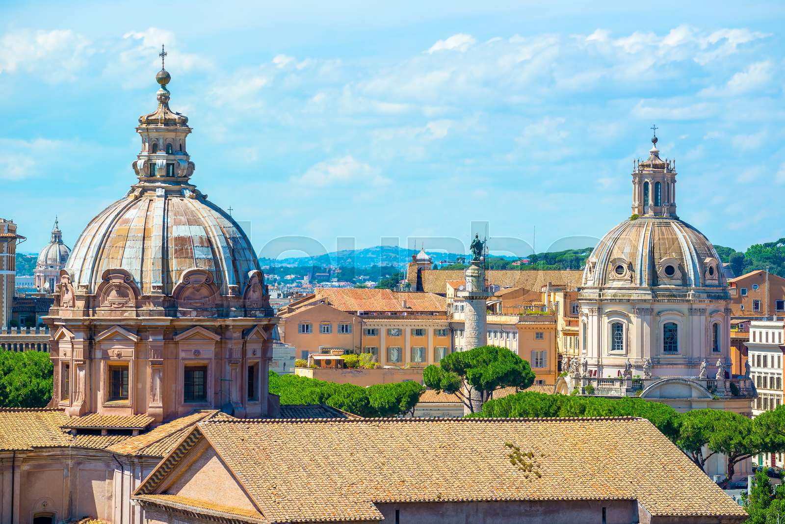 Domes in Rome | Stock image | Colourbox