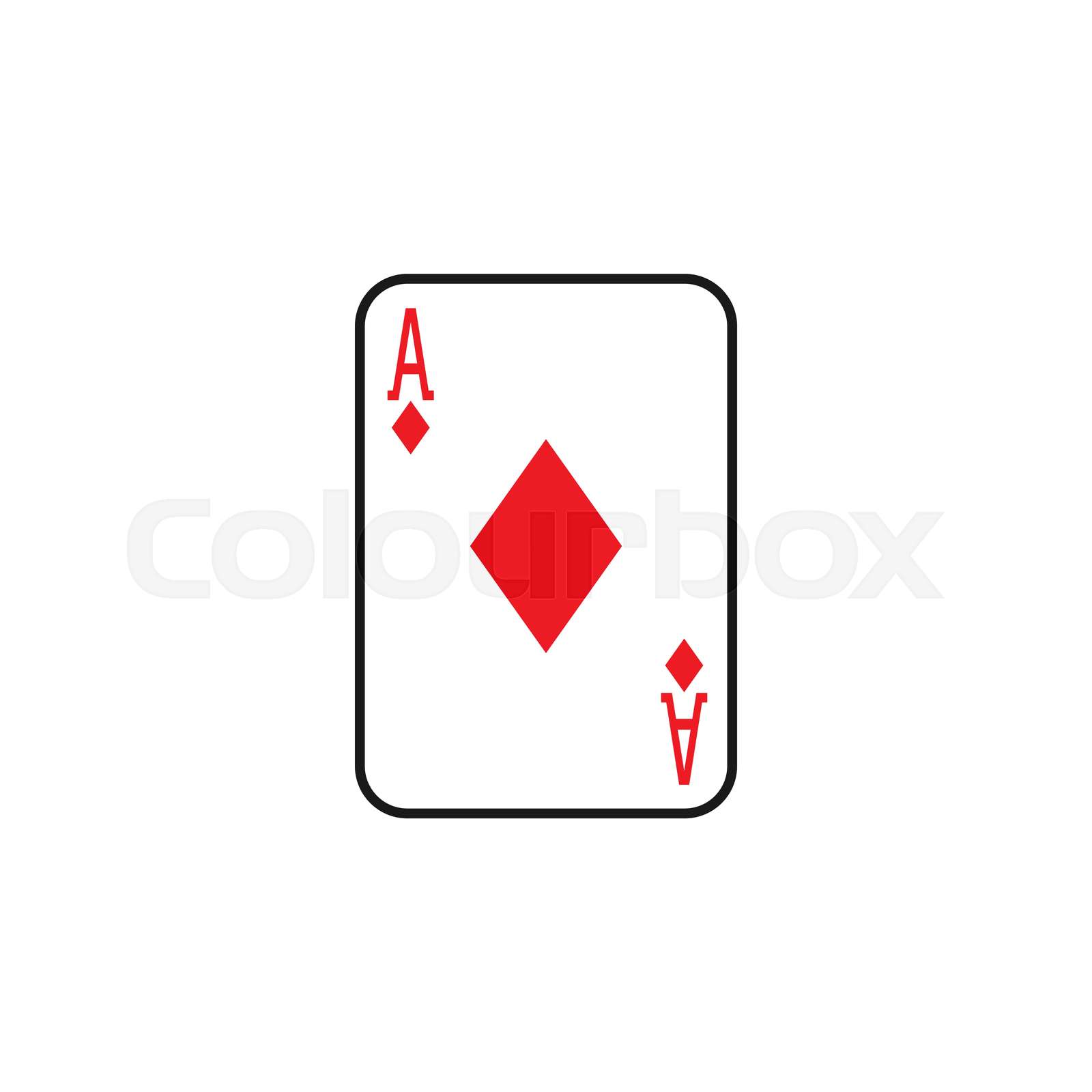 Ace graphic design template vector isolated | Stock vector | Colourbox