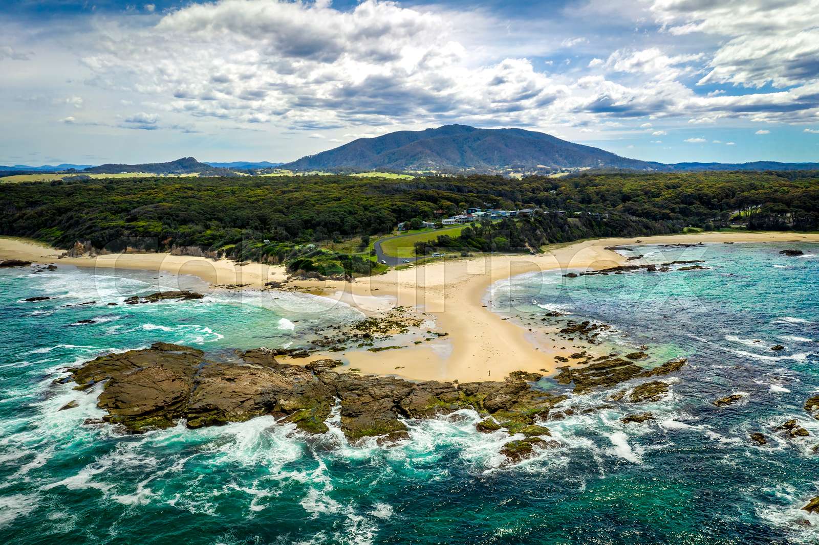 Mystery Bay and Mount Gulaga in teh distance | Stock image | Colourbox