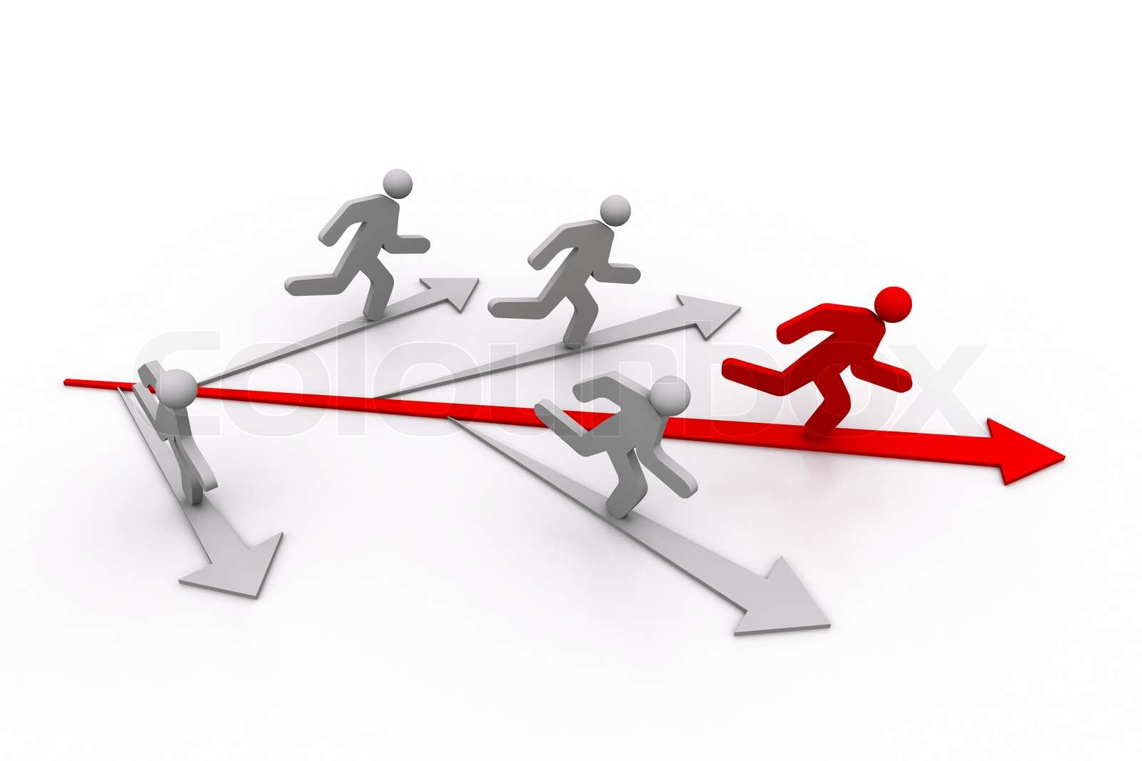 Direct business way | Stock image | Colourbox