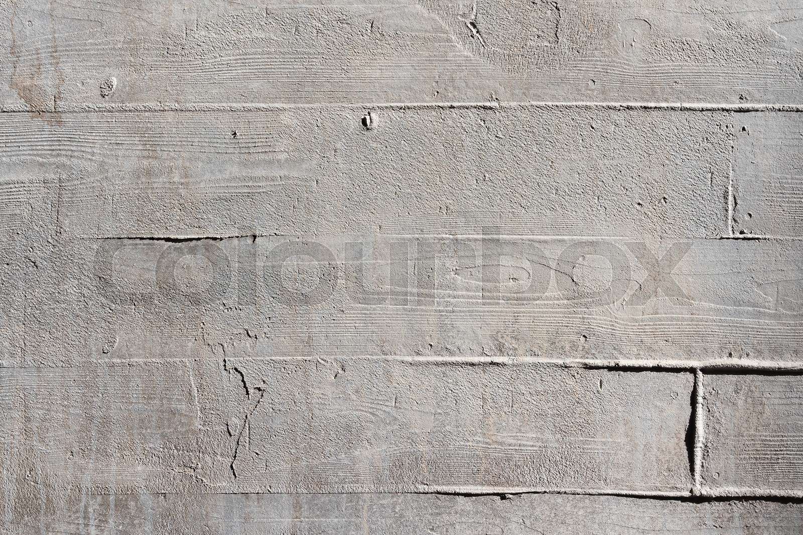 Casted concrete wall | Stock image | Colourbox