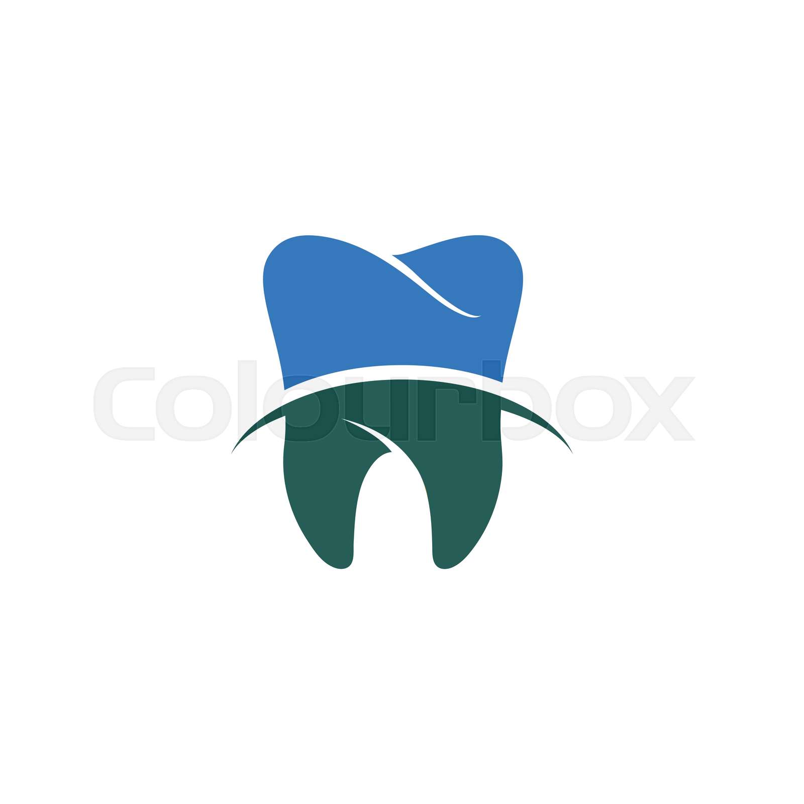 Dental graphic design template vector isolated | Stock vector | Colourbox