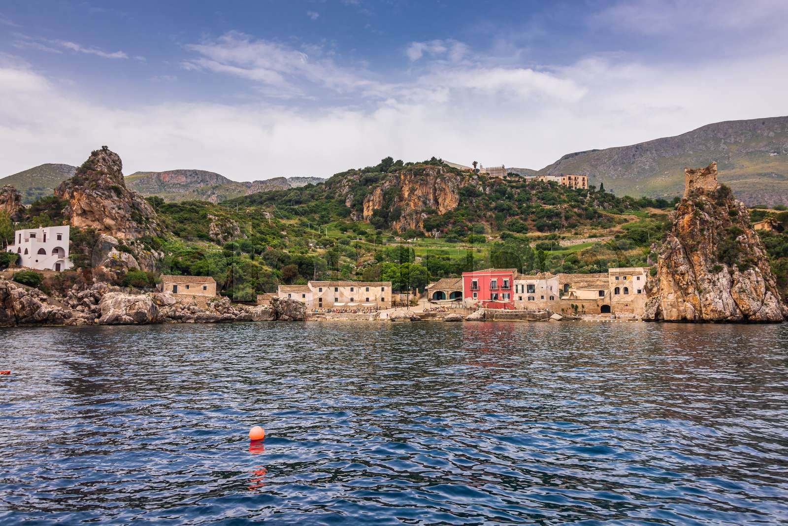 Village of Scopello in Sicily | Stock image | Colourbox