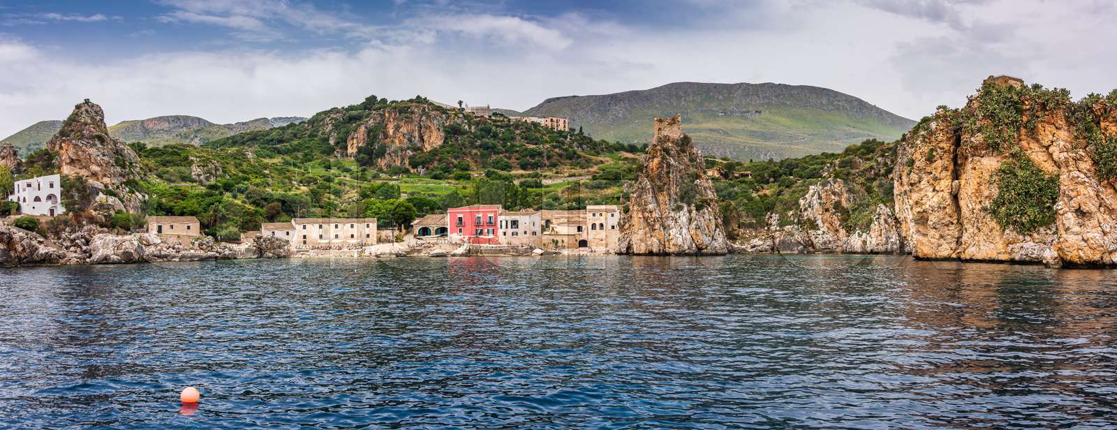 Village of Scopello in Sicily | Stock image | Colourbox