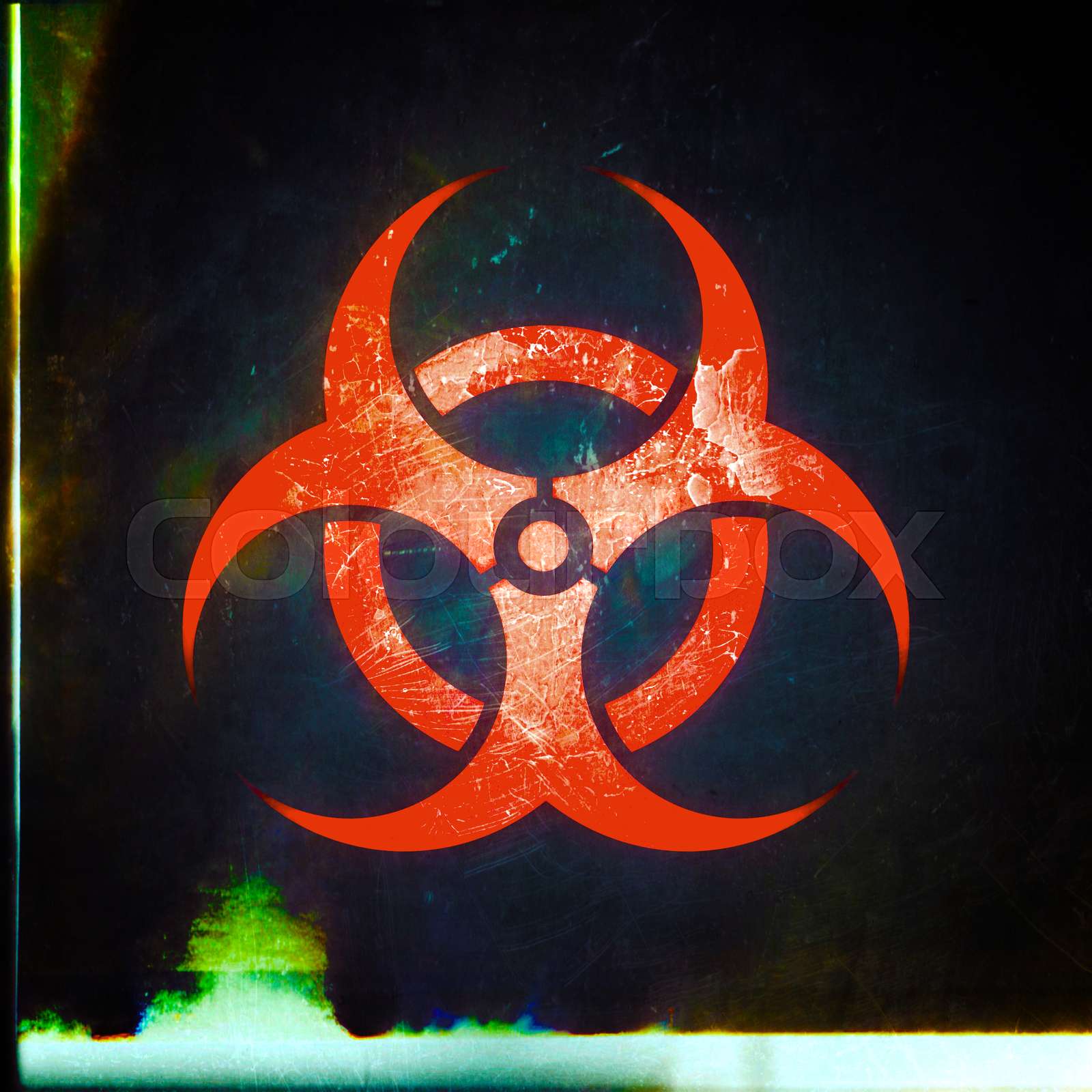 Biohazard Sign (danger caution sign), Pandemic Expansion Symbol. The ...