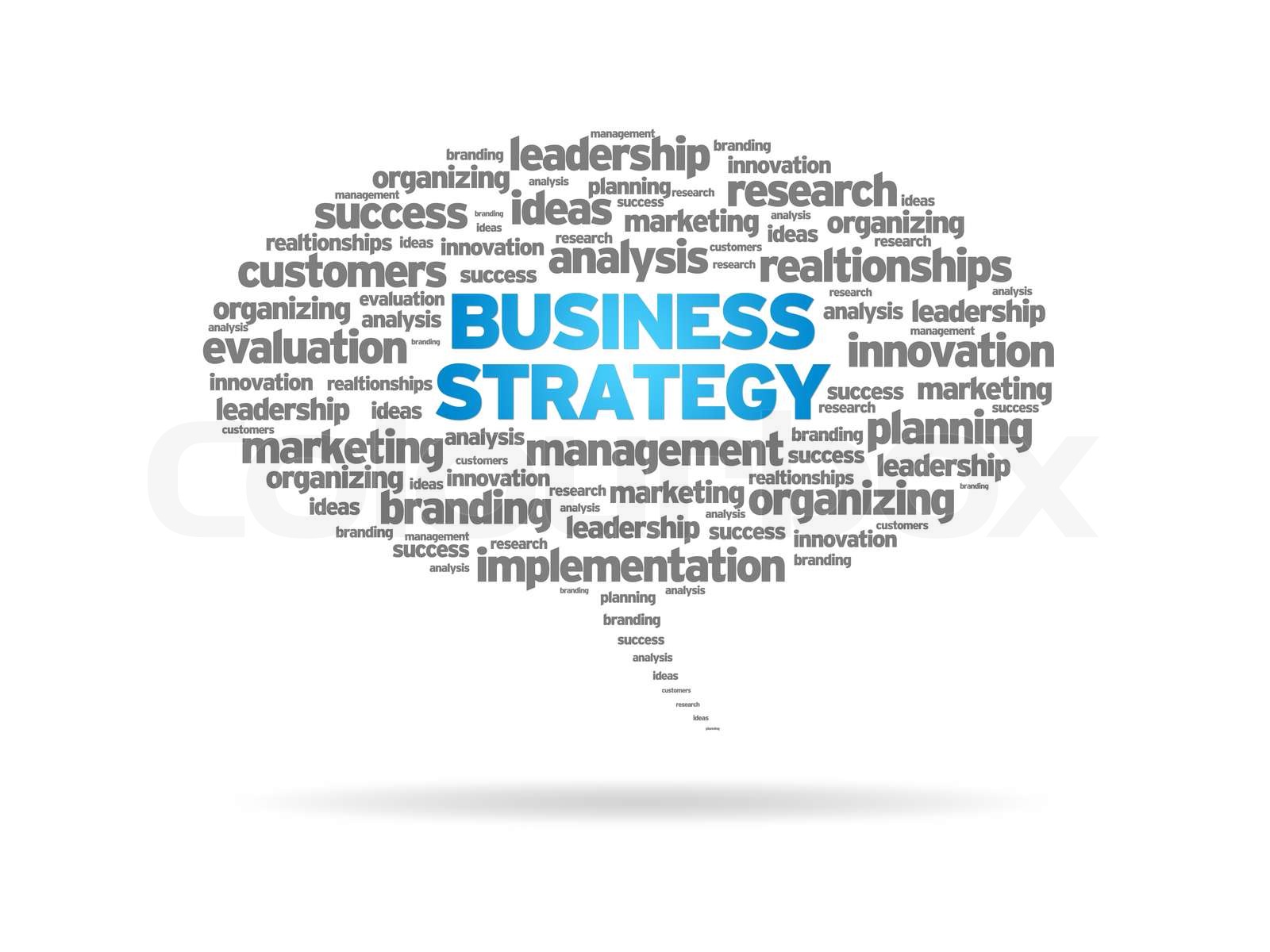 Business-Strategie | Stock Bild | Colourbox