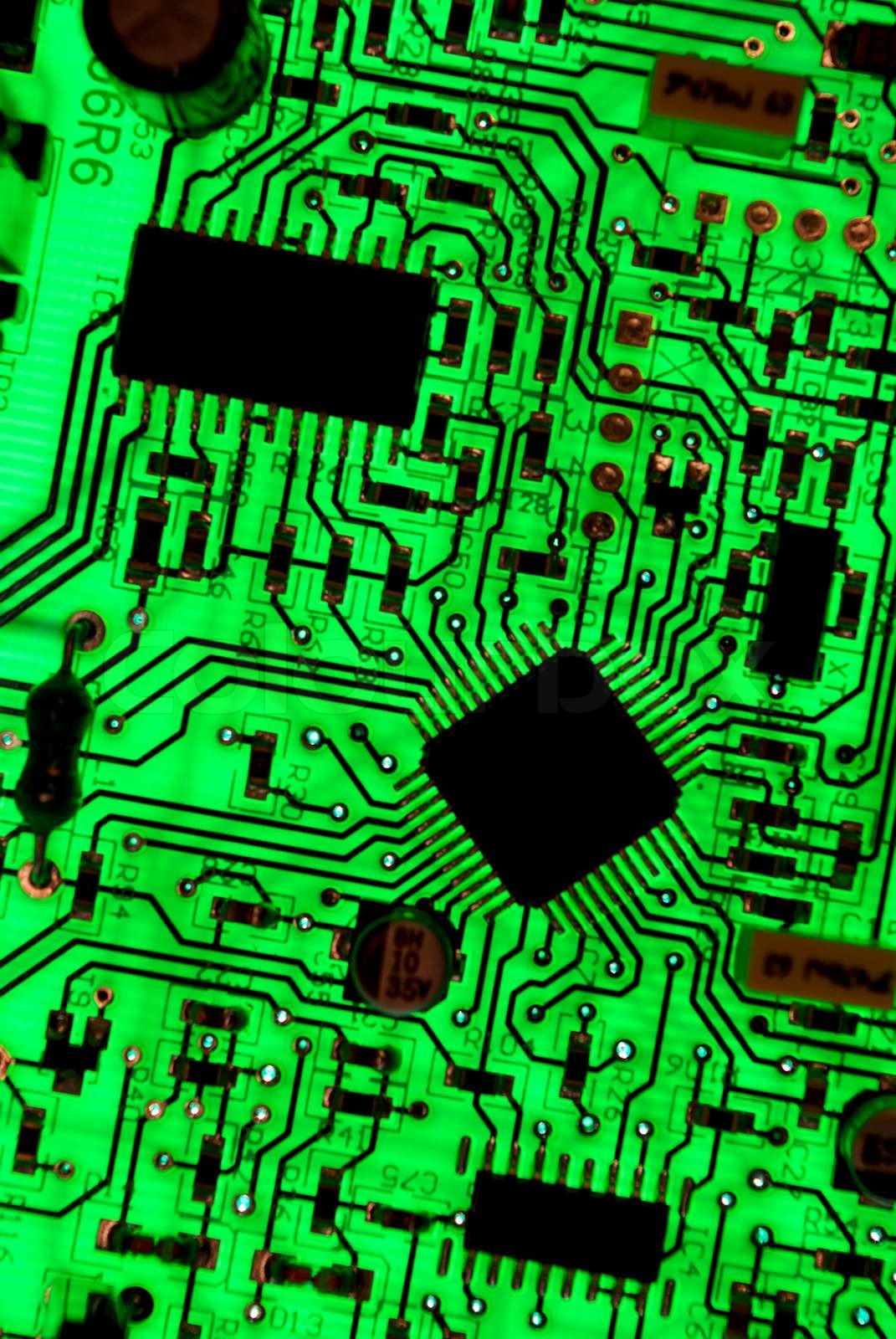 Electronic texture | Stock image | Colourbox