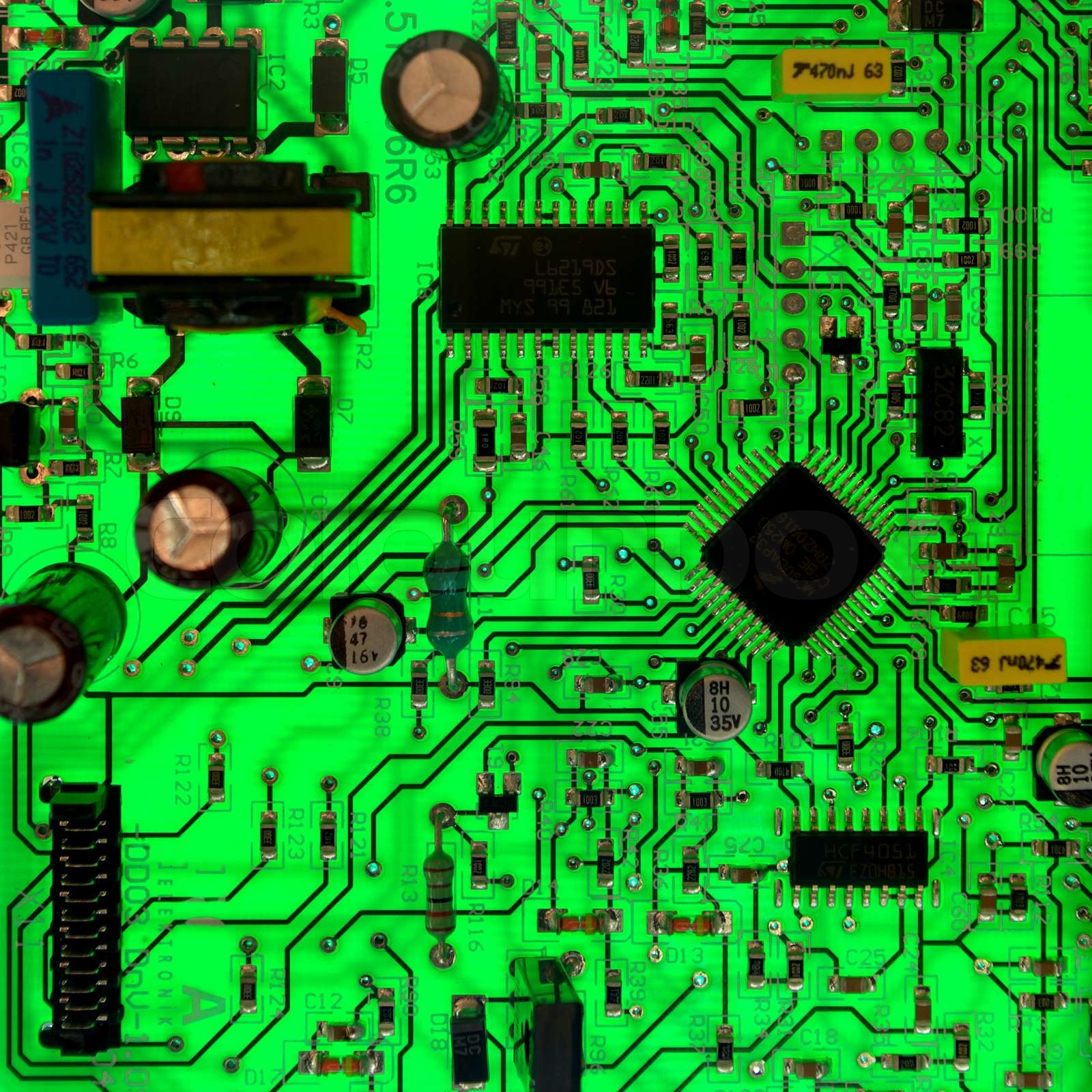 Electronic texture | Stock image | Colourbox