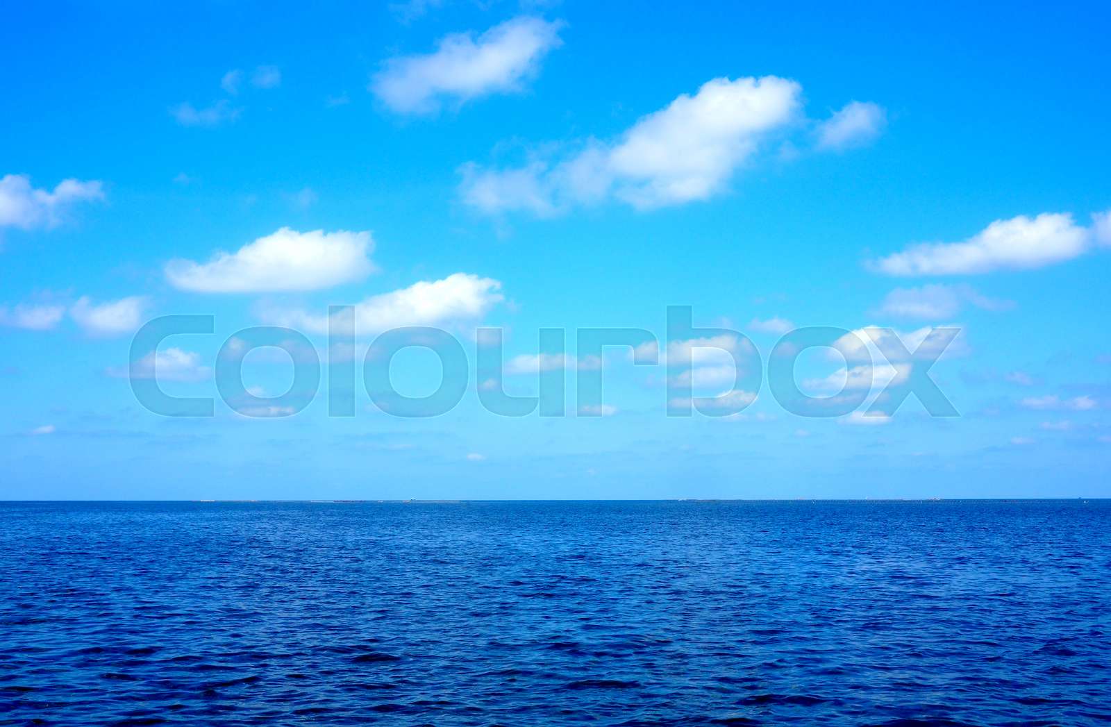 Blue ocean stretching to infinity | Stock image | Colourbox
