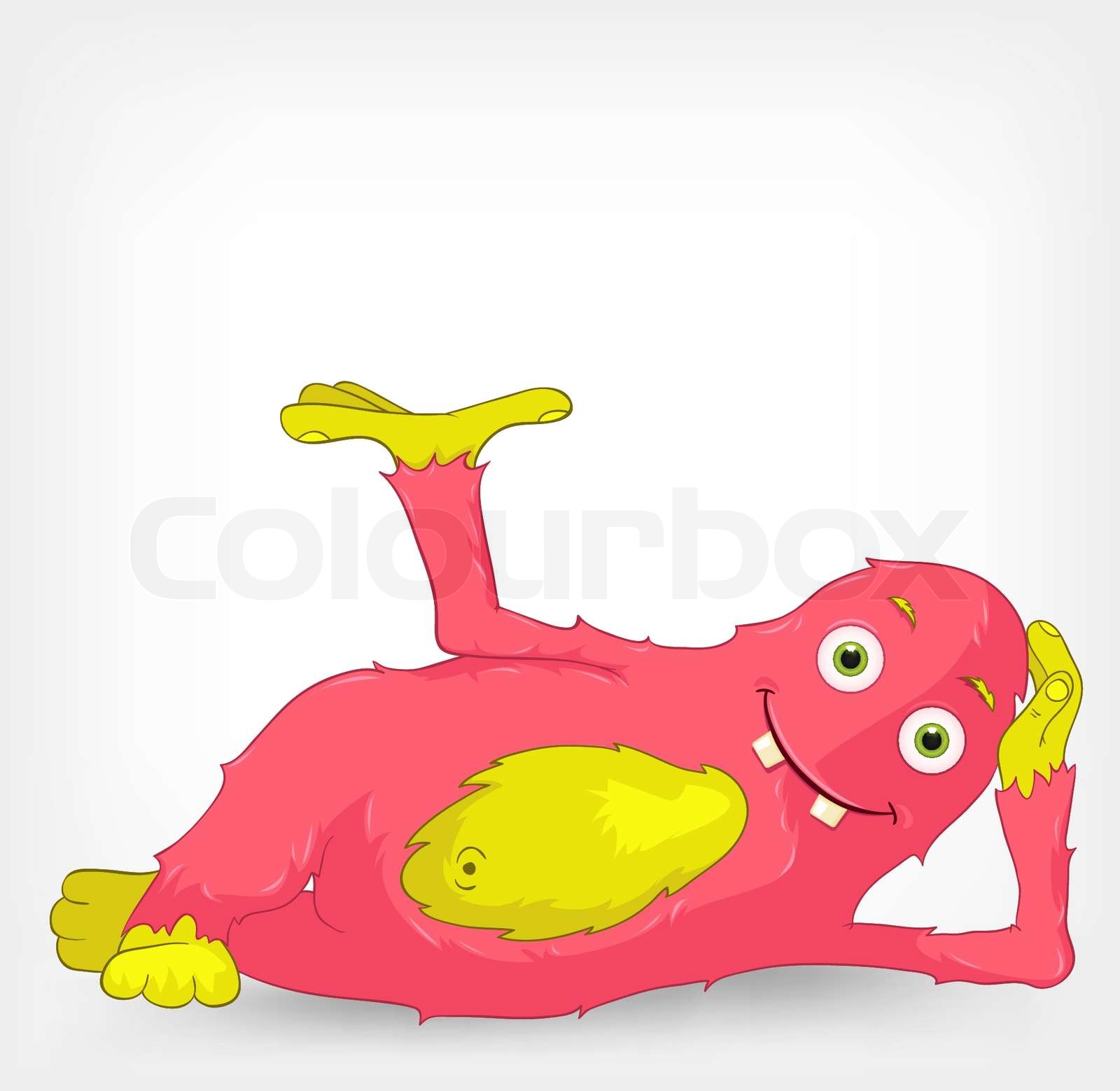 Funny Monster Relaxation | Stock vector | Colourbox
