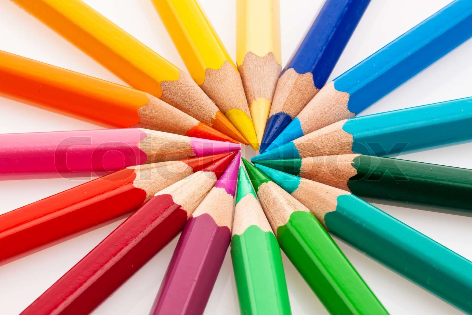 viele Buntstifte | Stock Bild | Colourbox