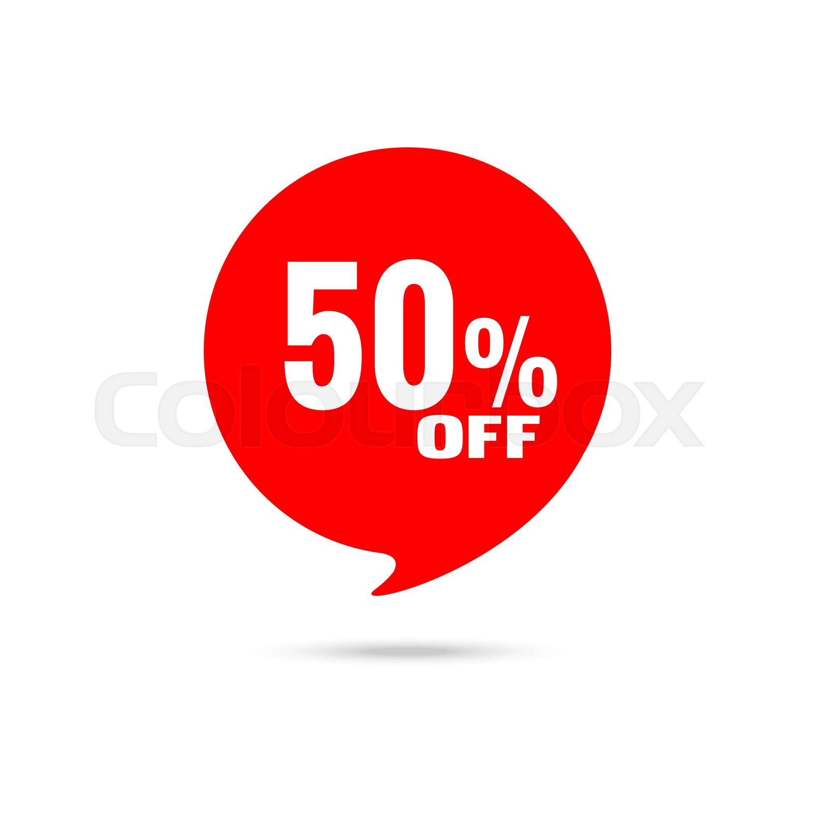 Discount banner, tag. 50 percent off. Template design. | Stock vector ... Discount banner, tag. 50 percent off. Template design. | Stock vector ...