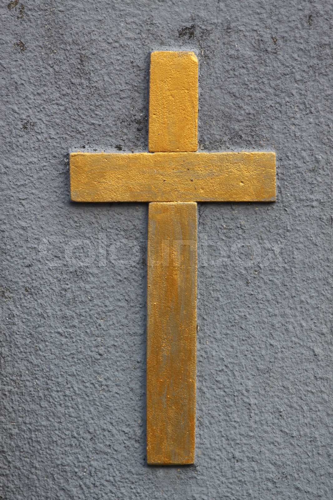Gravestone cross | Stock image | Colourbox