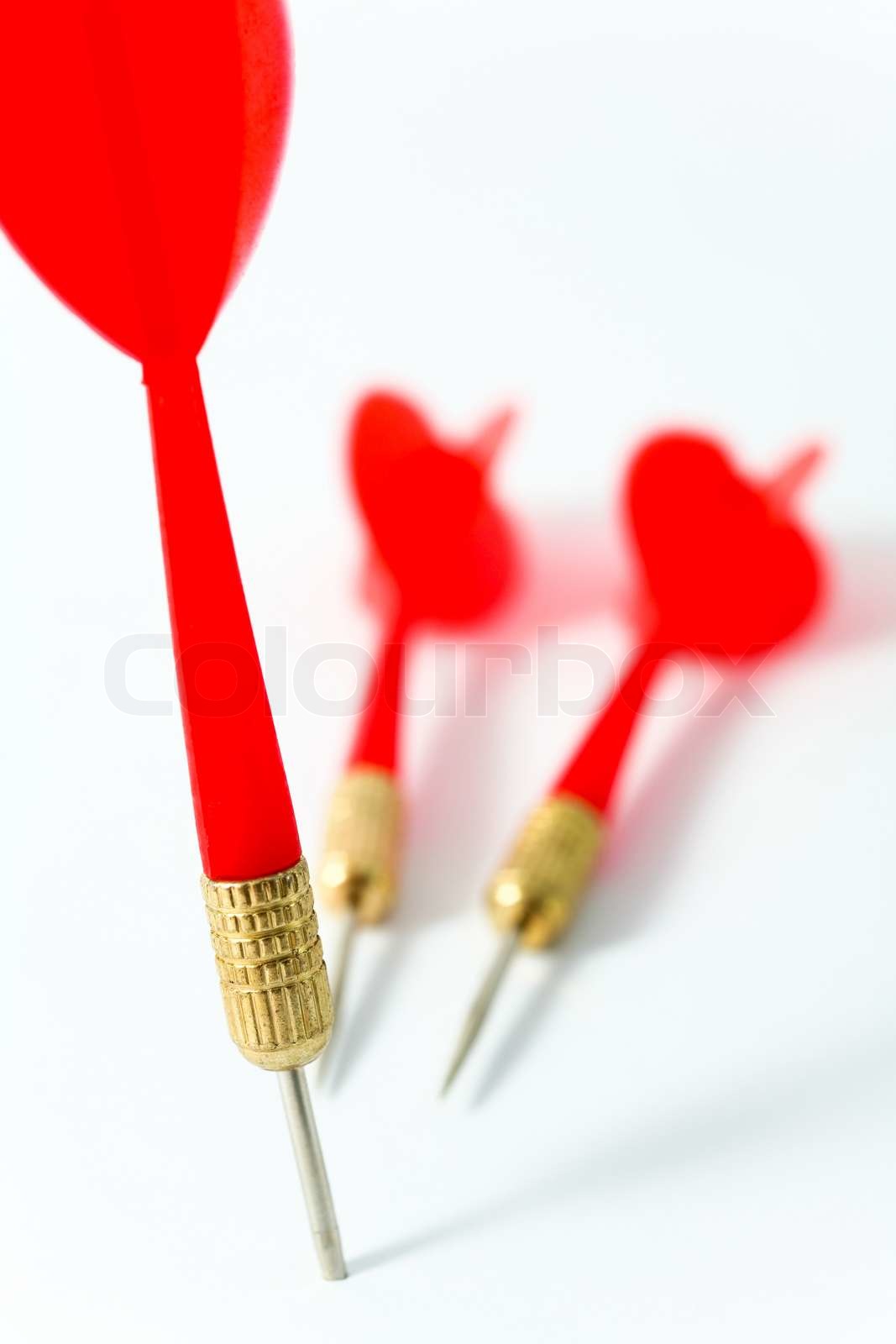 Red darts | Stock image | Colourbox
