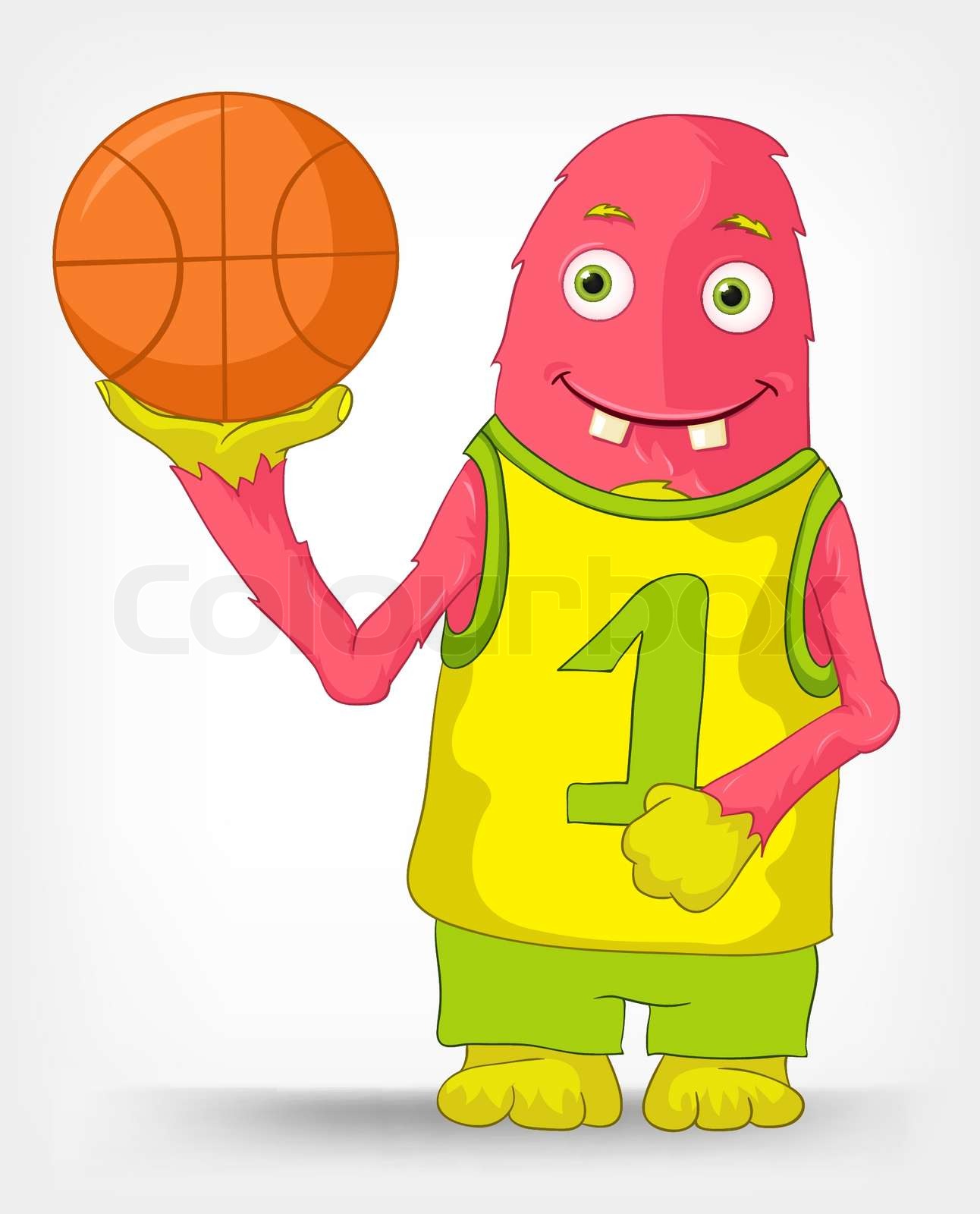 basketball, sjov, monster | Stock vektor | Colourbox