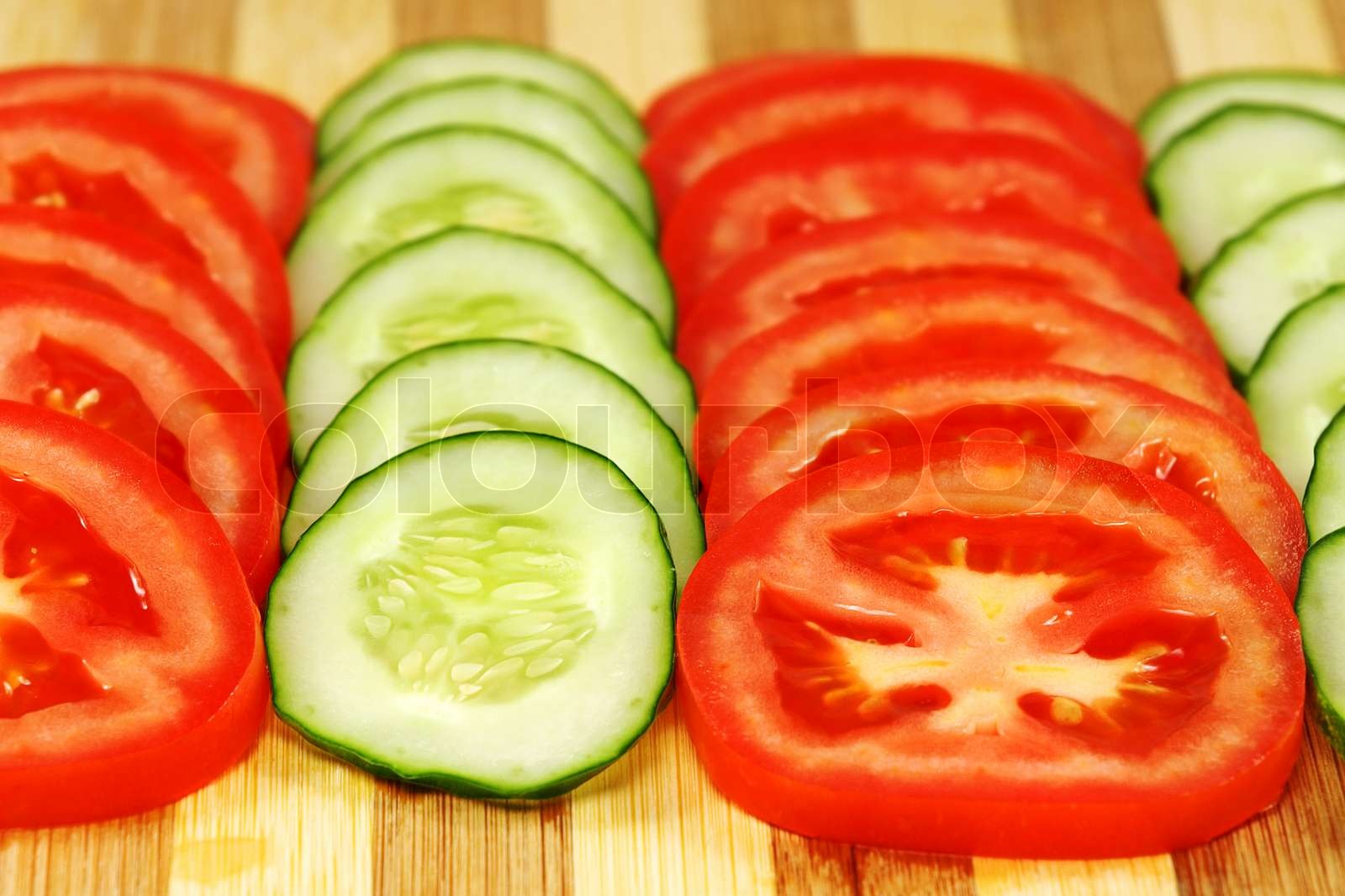Sliced vegetables | Stock image | Colourbox