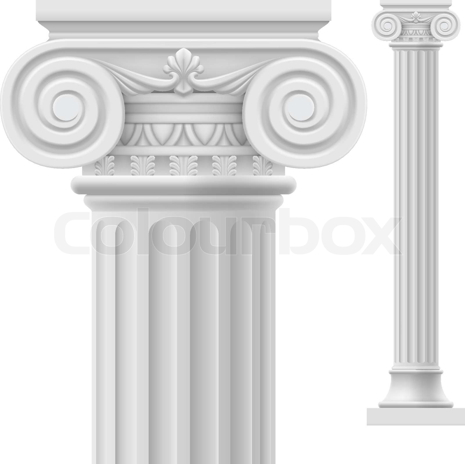 Roman column | Stock vector | Colourbox