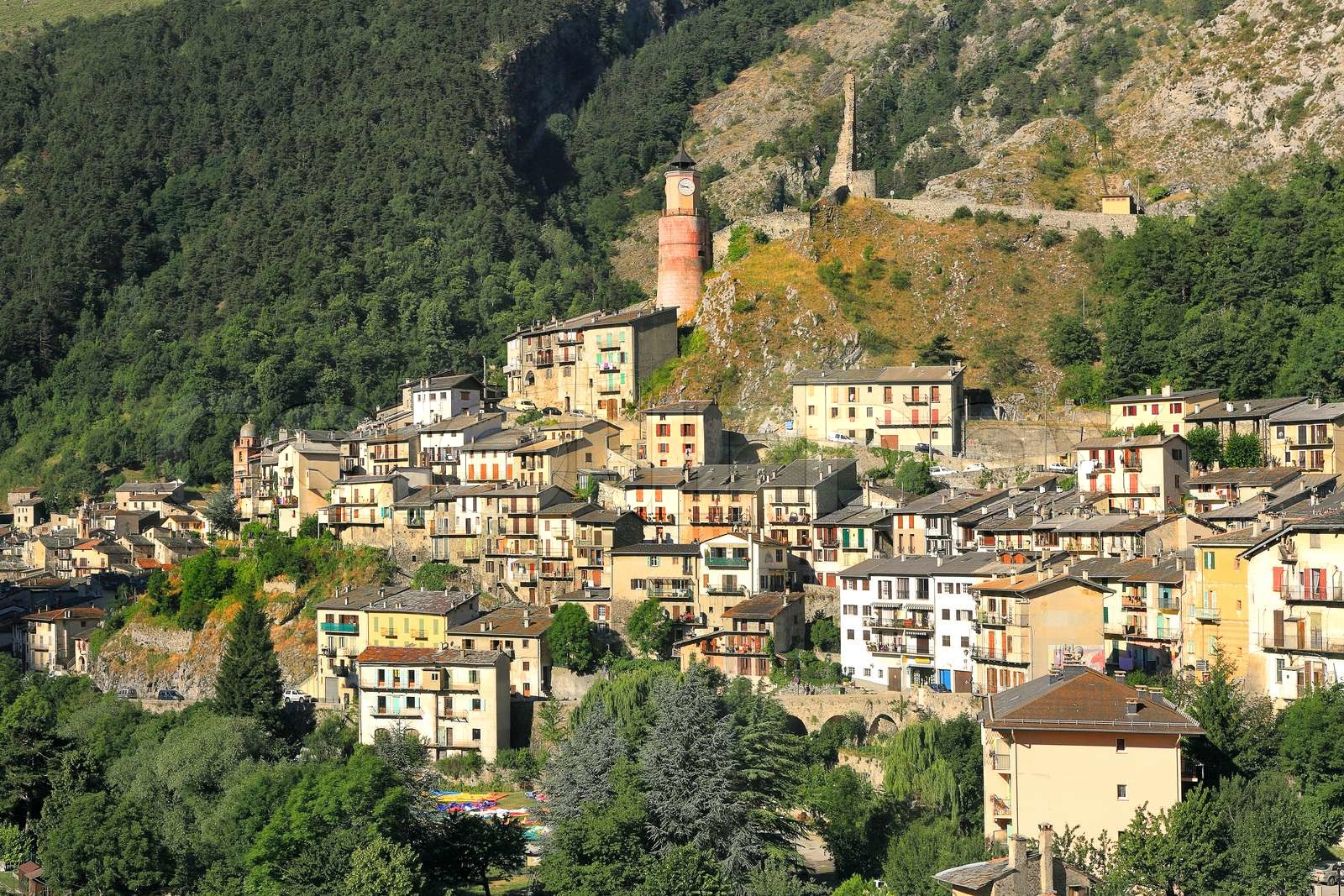 Town of Tende, France | Stock image | Colourbox