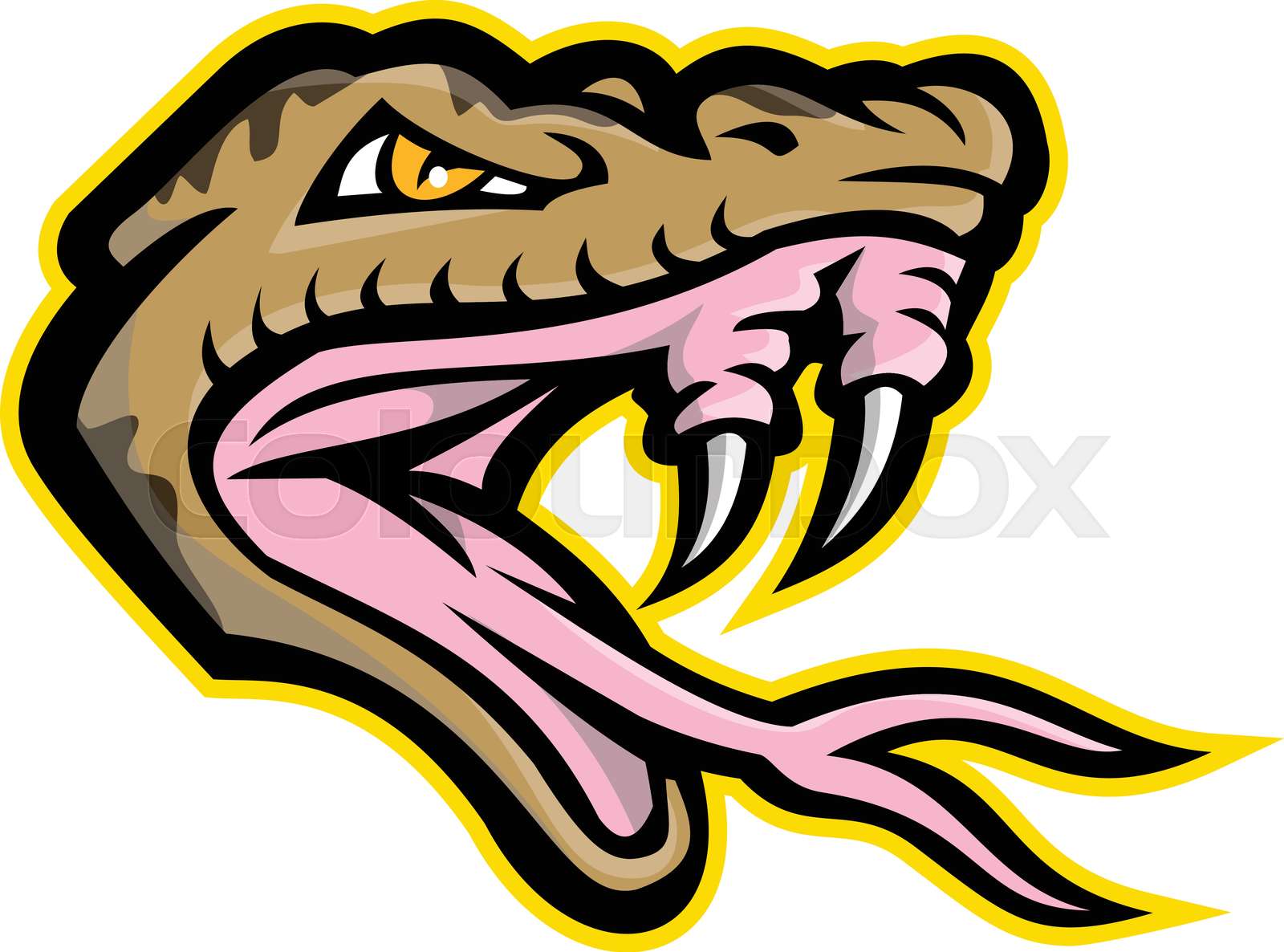 Angry Snake Cartoon