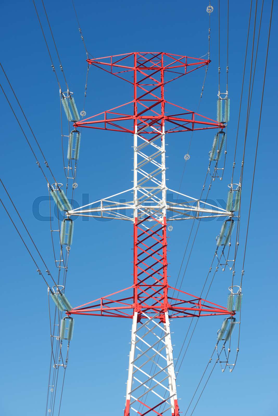 Pylon close up | Stock image | Colourbox