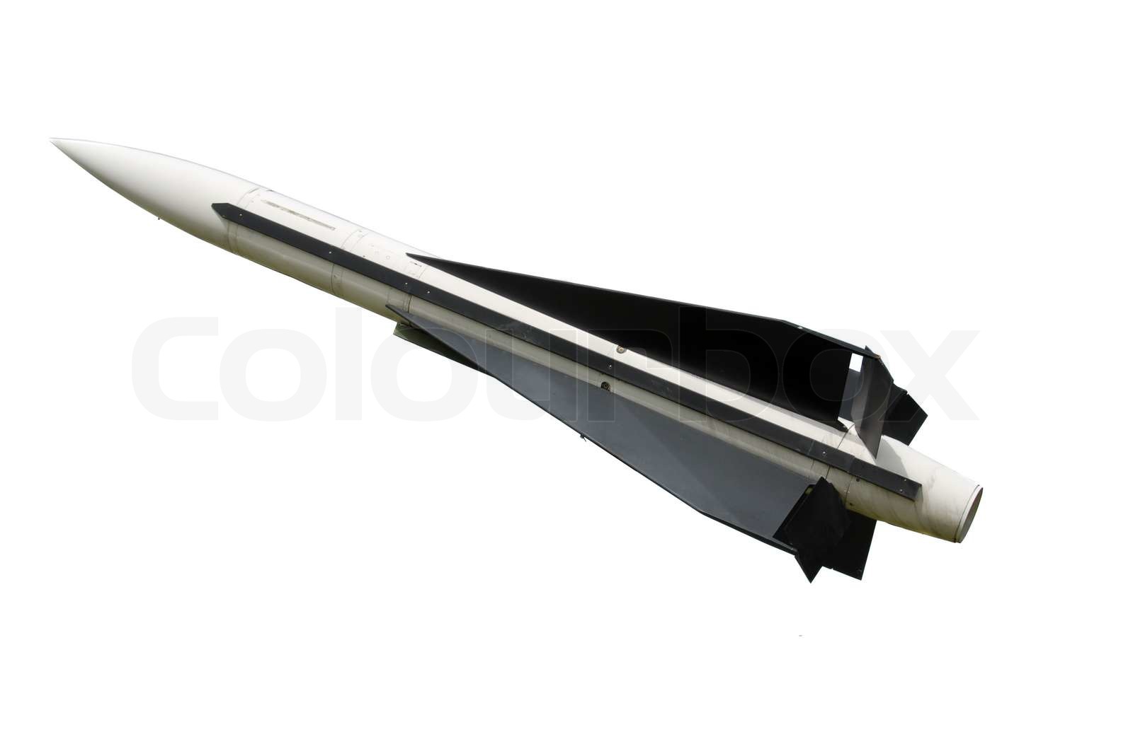 Surface to air missile SAM type | Stock image | Colourbox