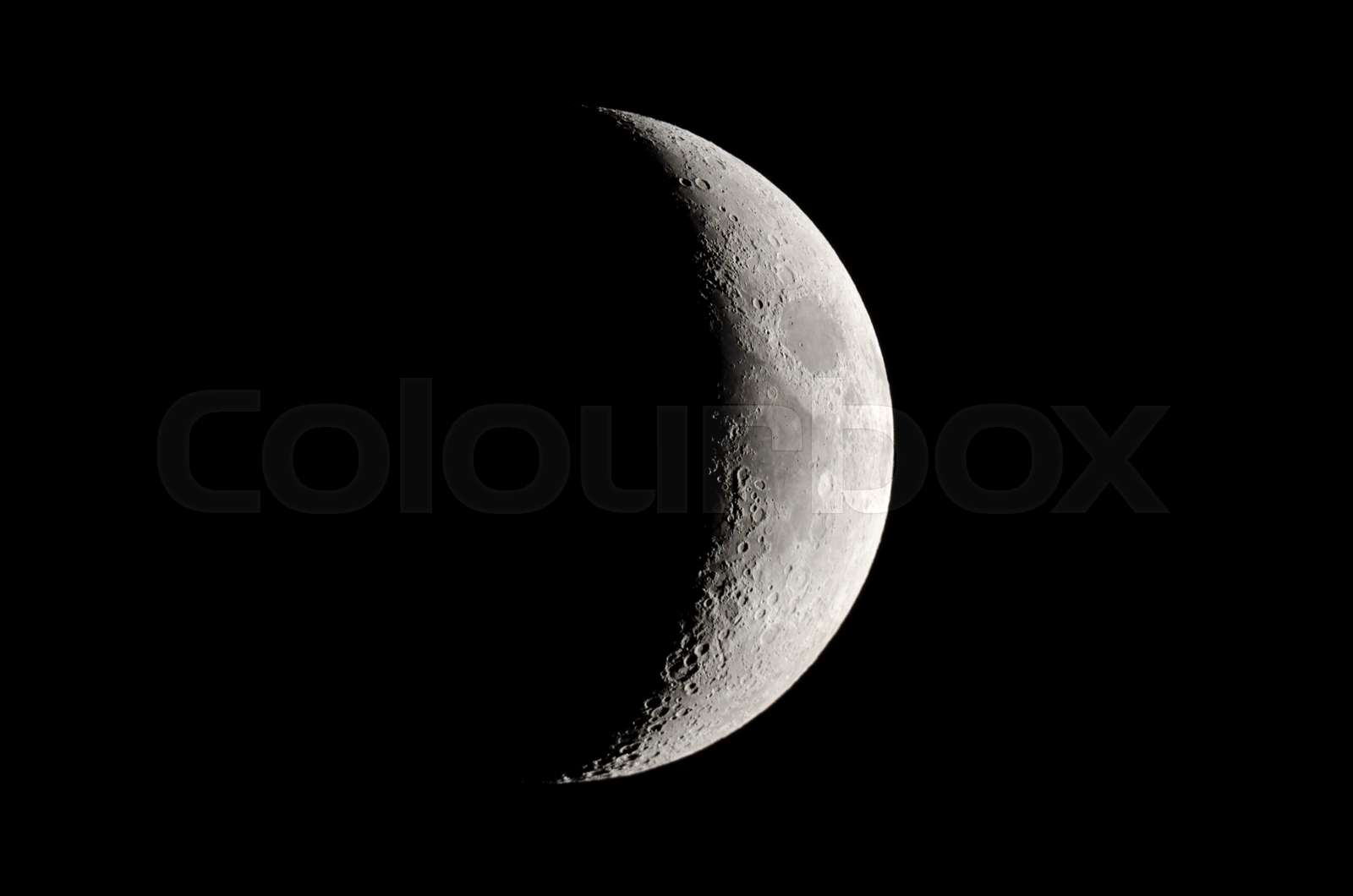 Dark Crescent Moon Wallpaper