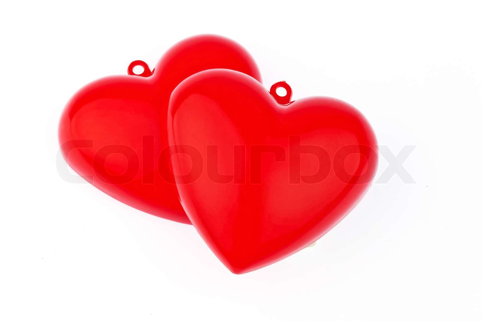 zwei Herzen | Stock Bild | Colourbox