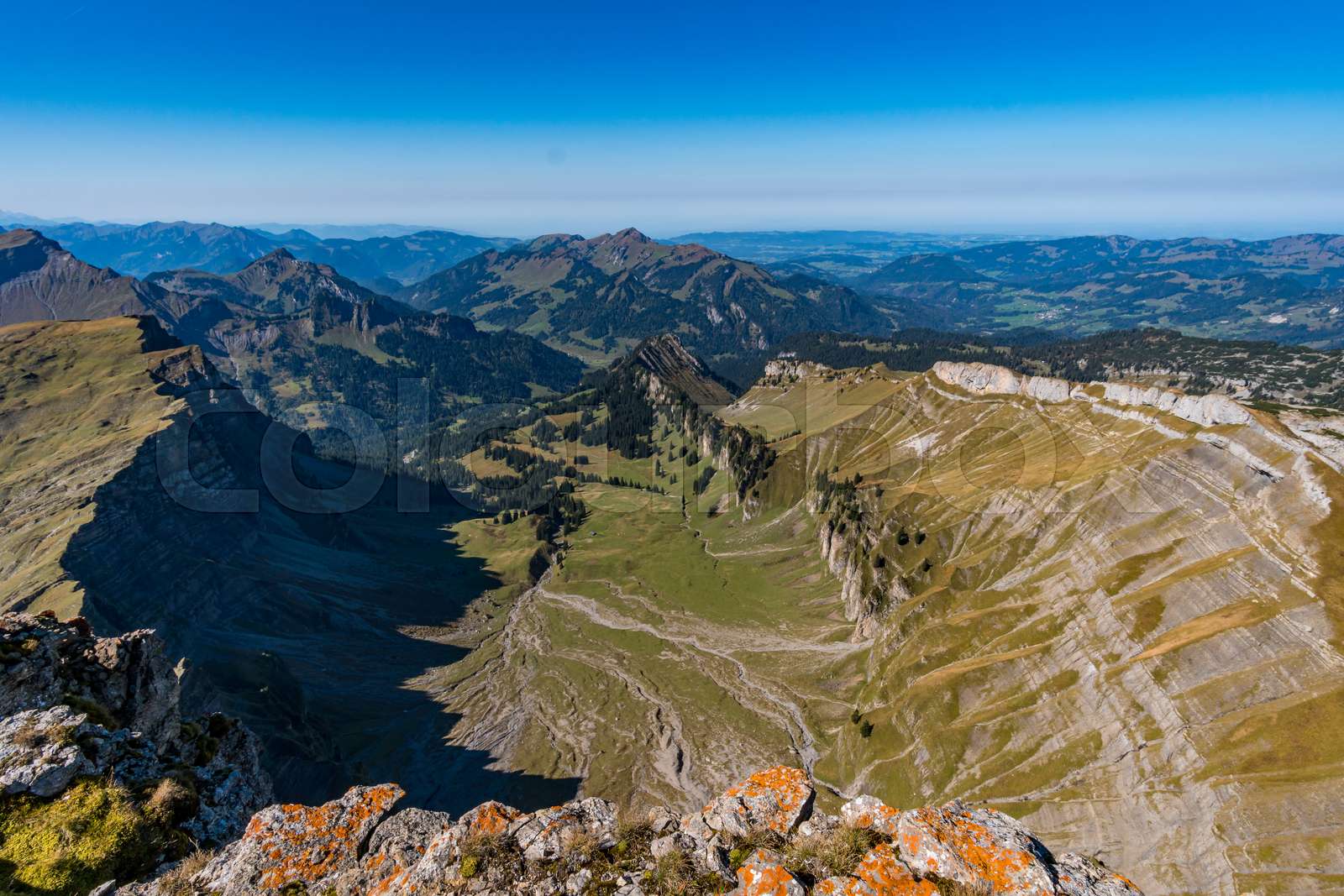 Hike on the Hohe Ifen in the Kleinwalsertal | Stock image | Colourbox
