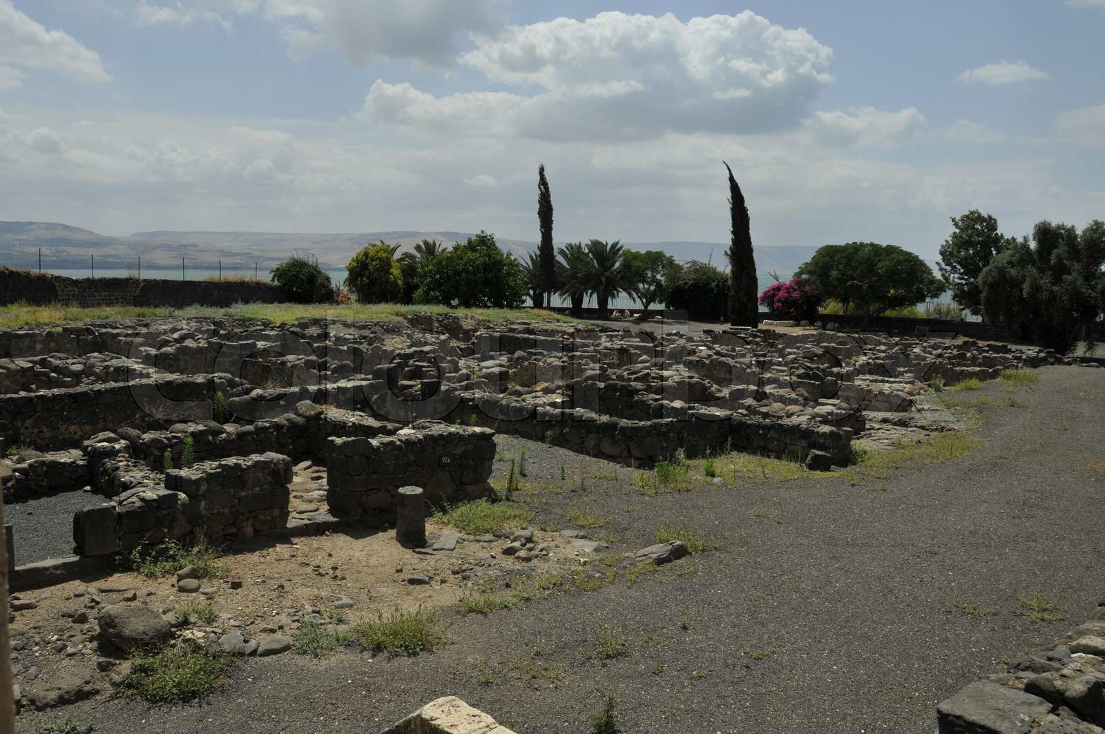ancient capernaum | Stock image | Colourbox