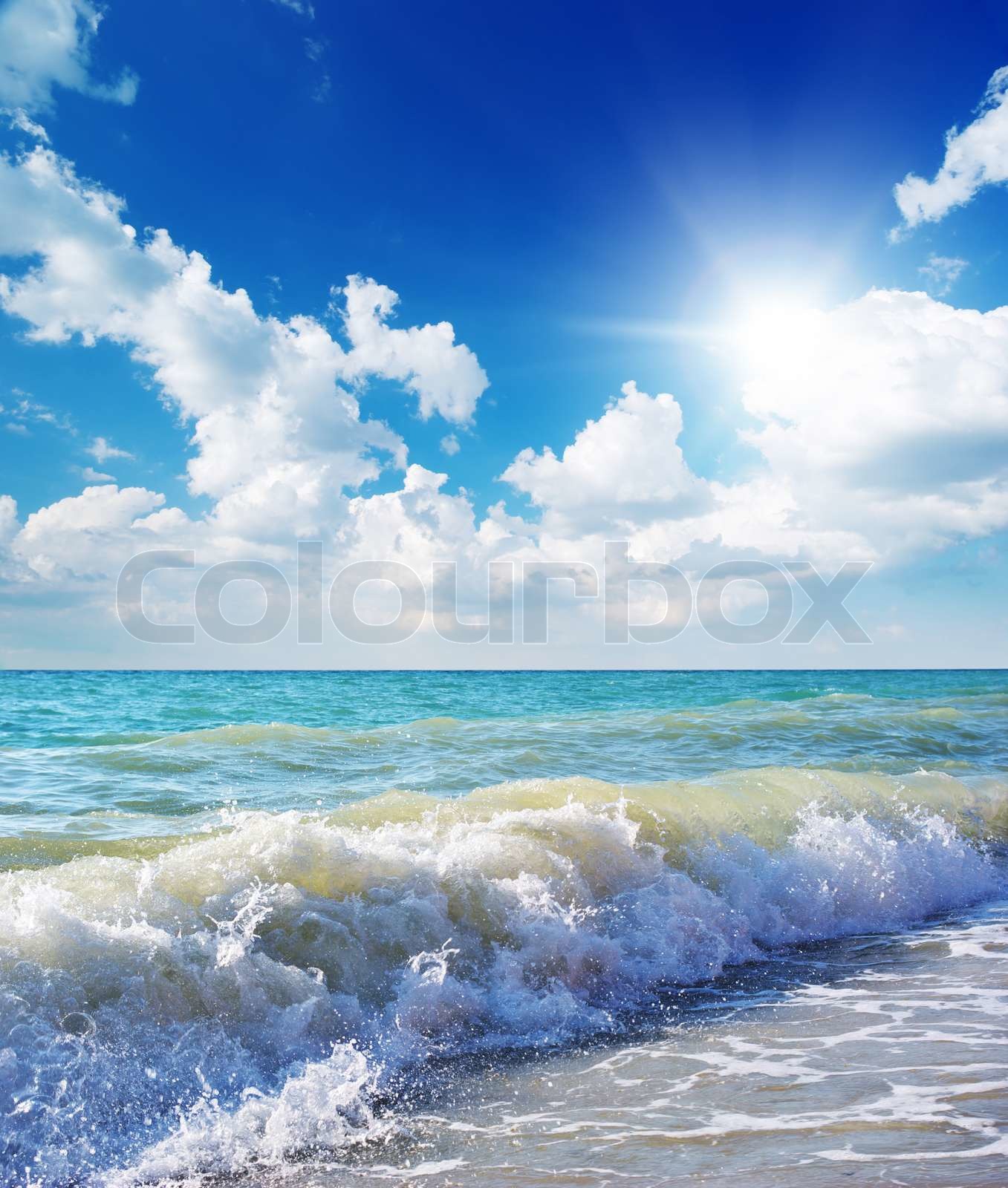Beautiful coast of beach at day Nature composition | Stock image ...