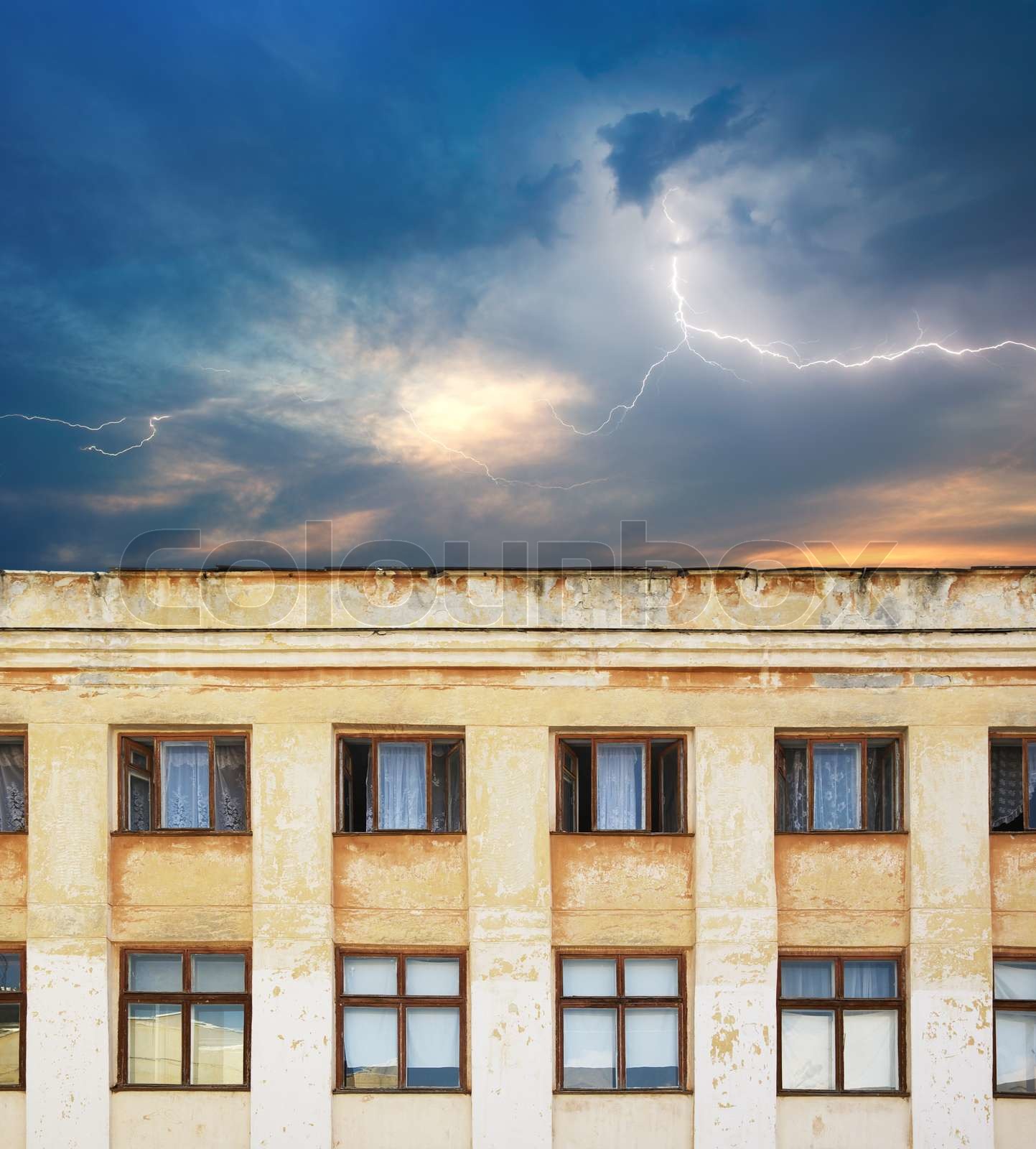 Scary building | Stock image | Colourbox
