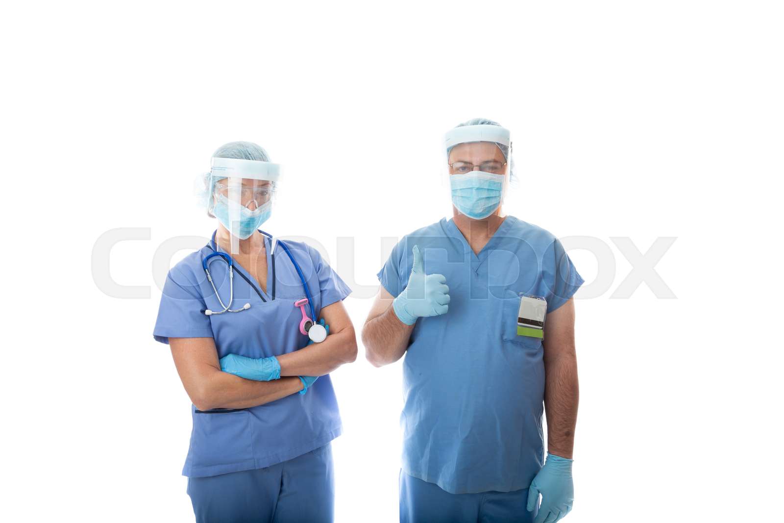 Team of hospital healthcare professionals standing together | Stock ...
