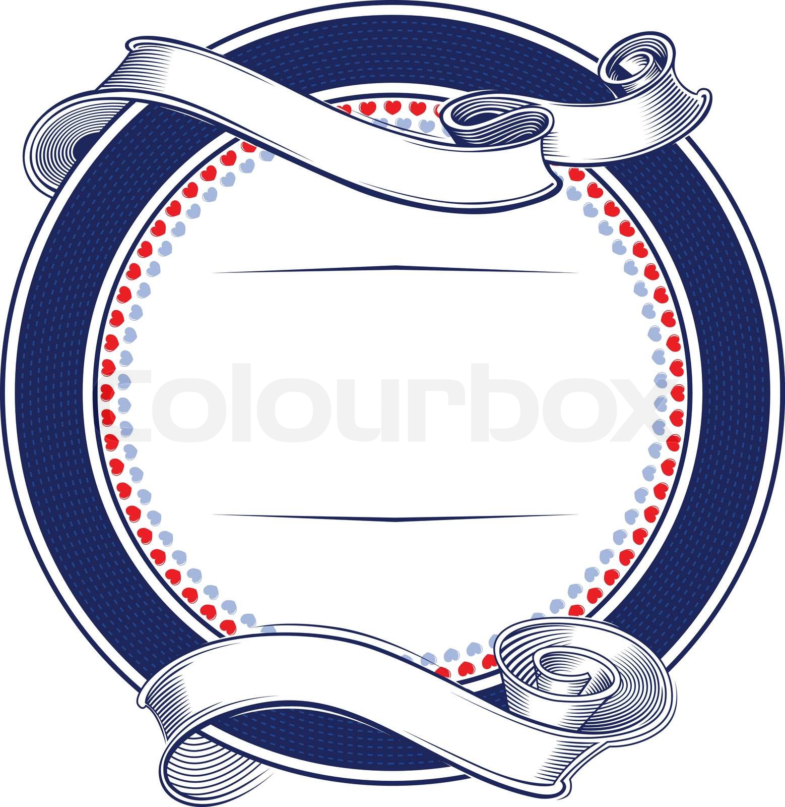 rahmen, rund, vektor | Stock-Vektor | Colourbox