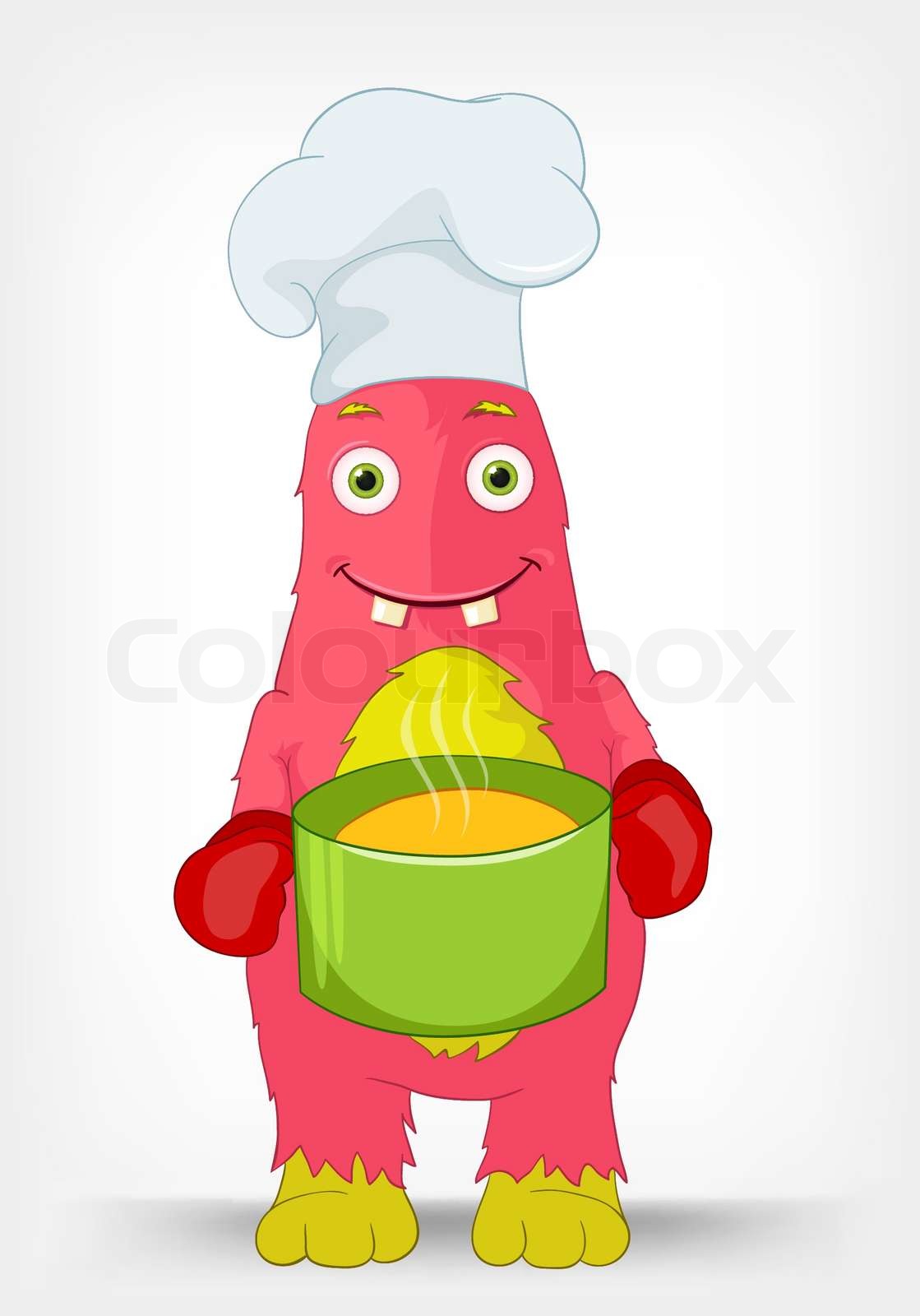 Funny Monster Chef | Stock vector | Colourbox