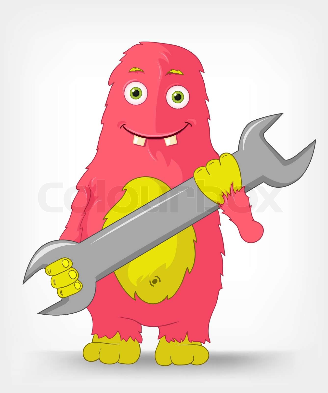 Funny Monster Support | Stock vector | Colourbox