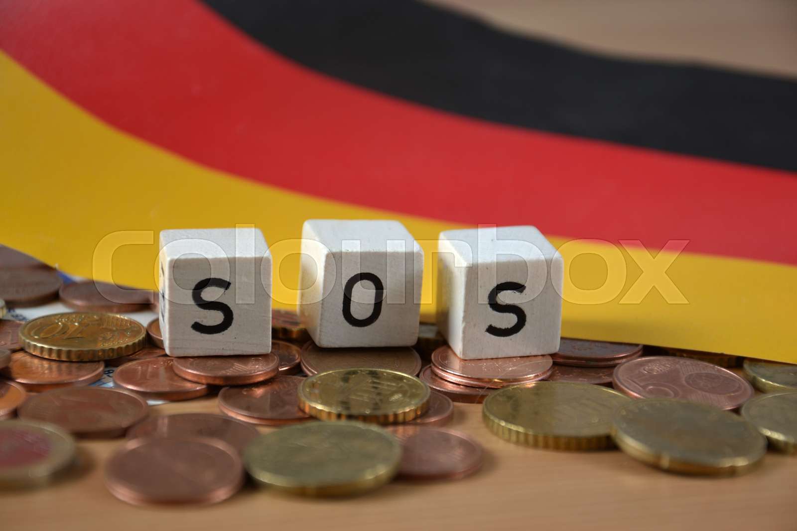 SOS | Stock Bild | Colourbox