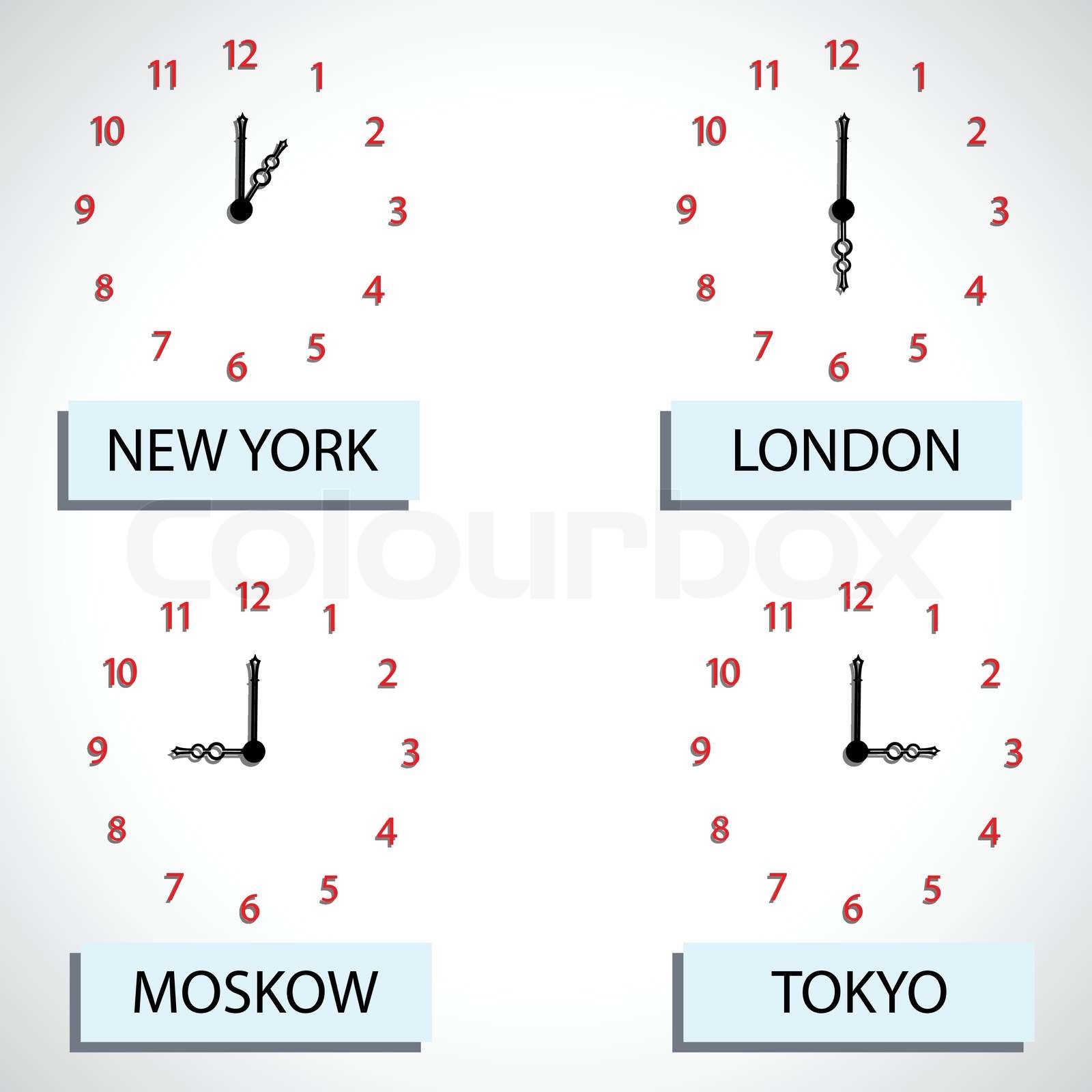 Time zone Hours Stock Vector Colourbox time-zone-hours-stock-vector-colourbox