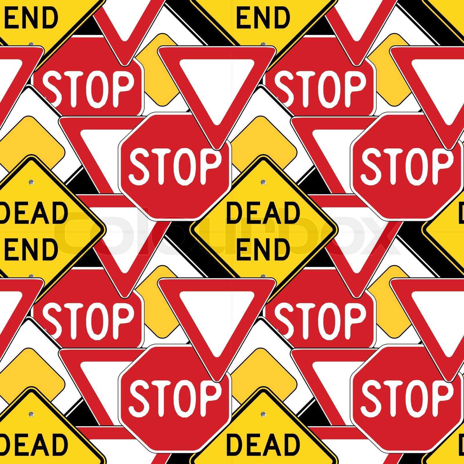 traffic signs pattern, abstract seamless texture vector art ...