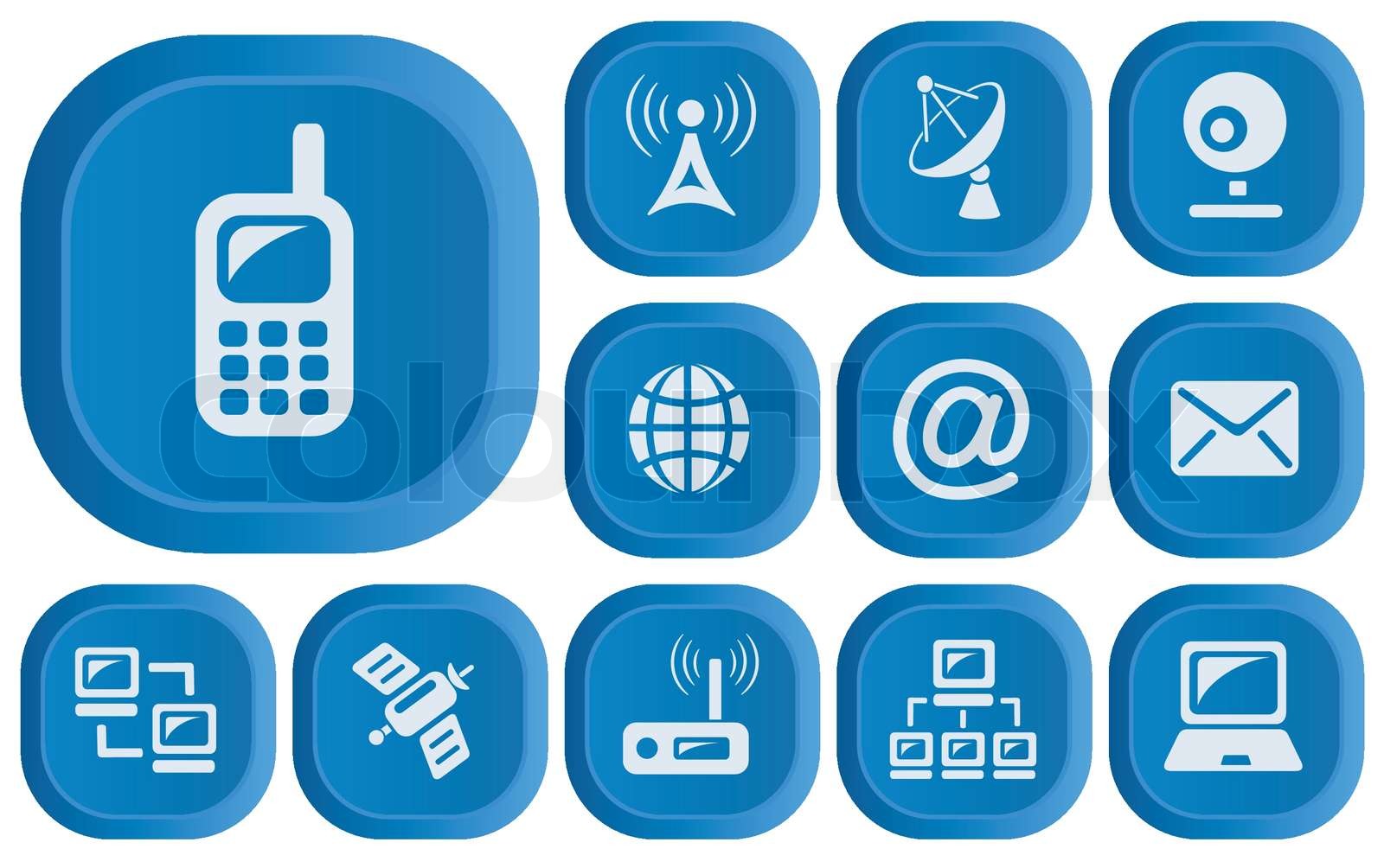 koncept, grafik, email | Stock vektor | Colourbox