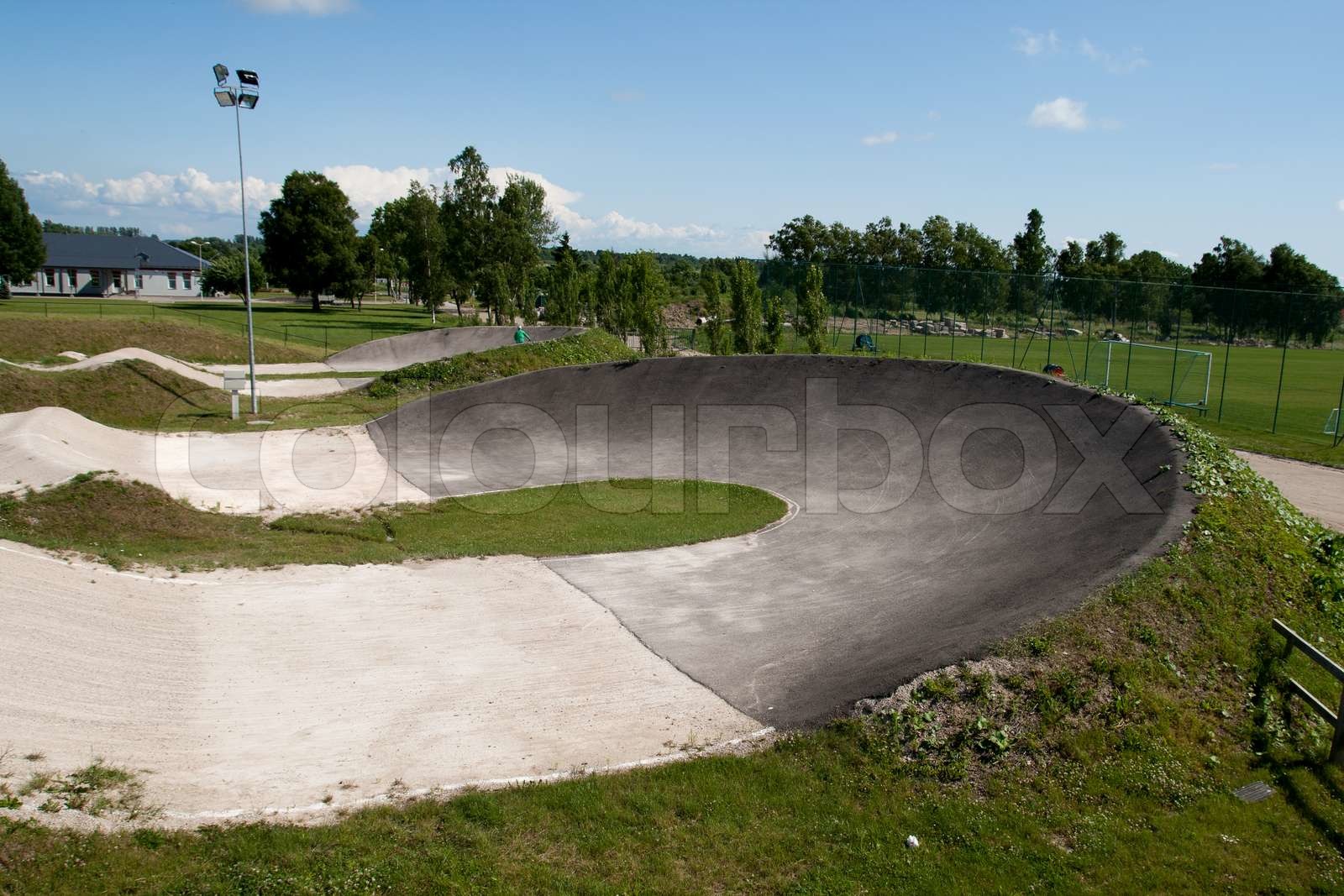 BMX track | Stock image | Colourbox