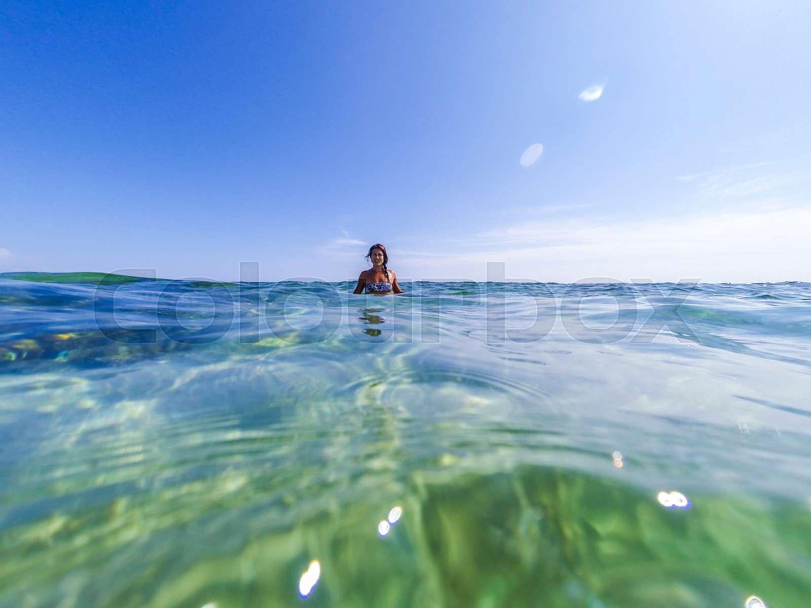 in the water | Stock image | Colourbox