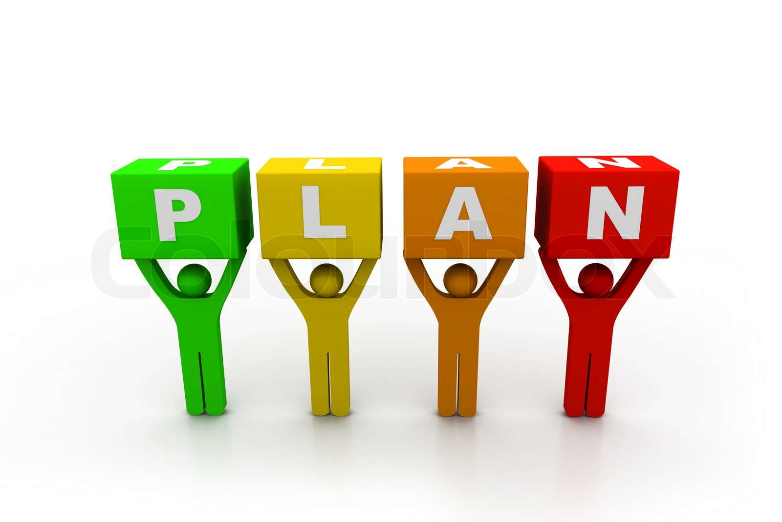 Plan concept | Stock image | Colourbox