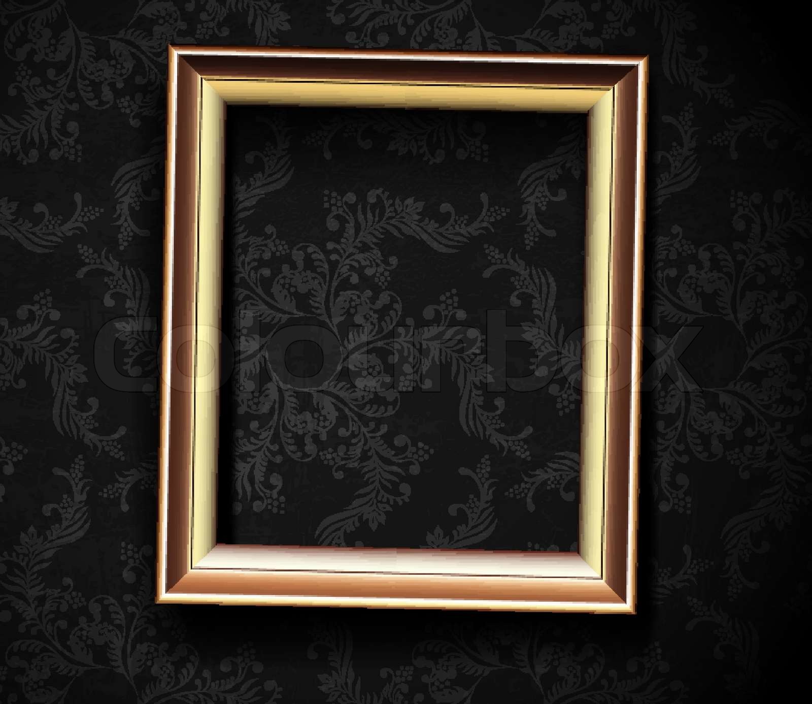 rahmen, bild, wand | Stock-Vektor | Colourbox