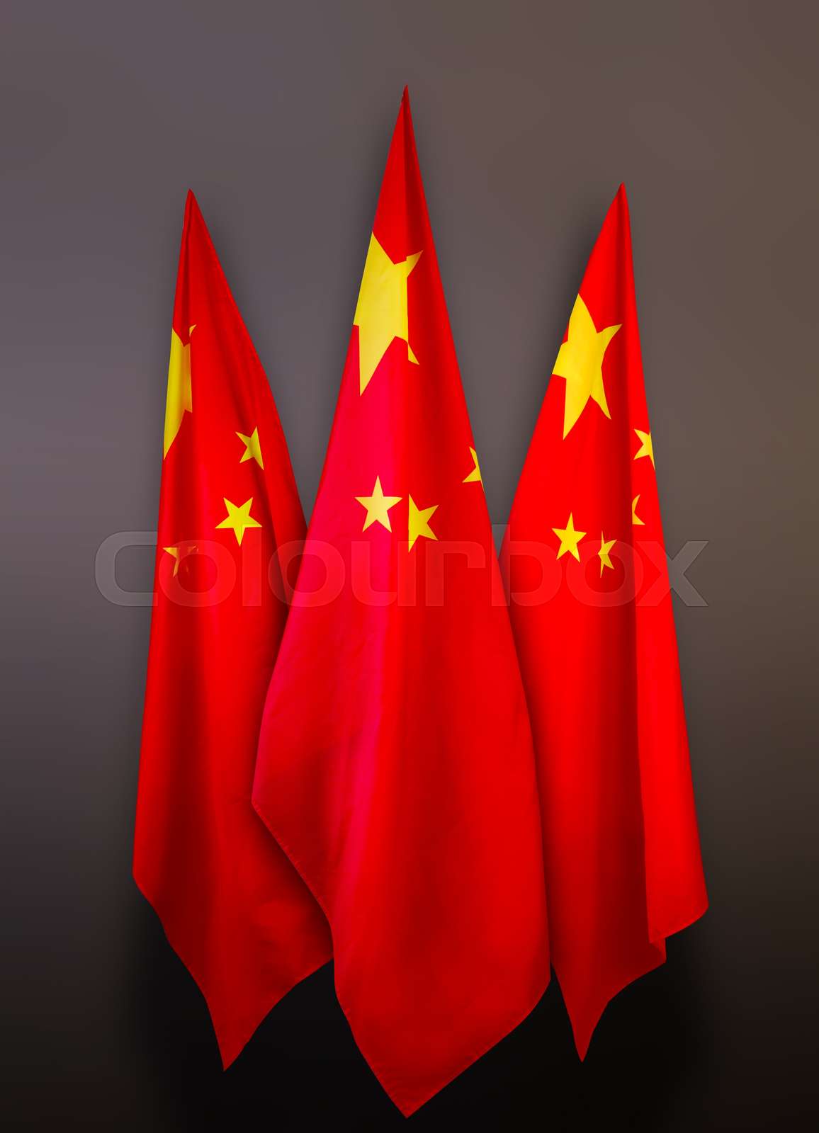 Chinese Flag Waving