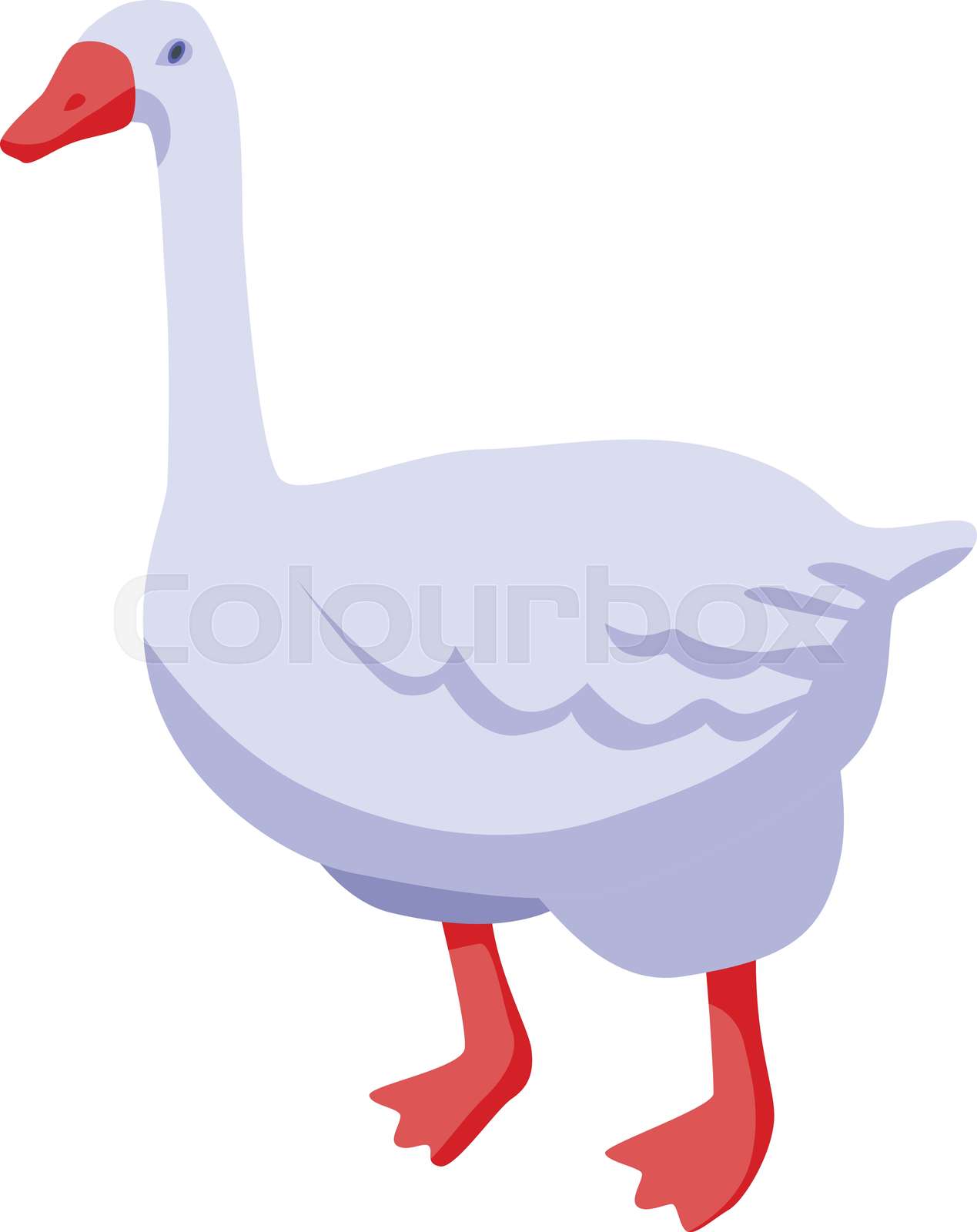 Canadian goose icon, isometric style | Stock vector | Colourbox